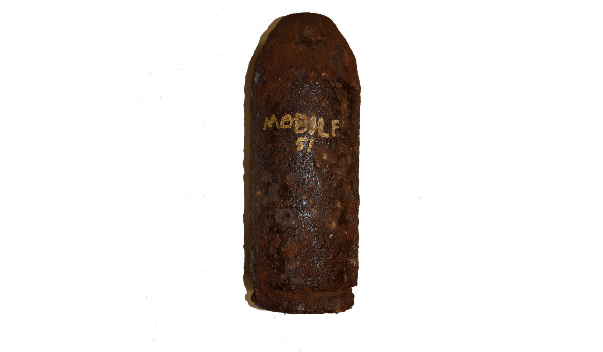US 4.2” 30 POUND PARROTT SHELL FOUND AT MOBILE, ALABAMA — Horse Soldier