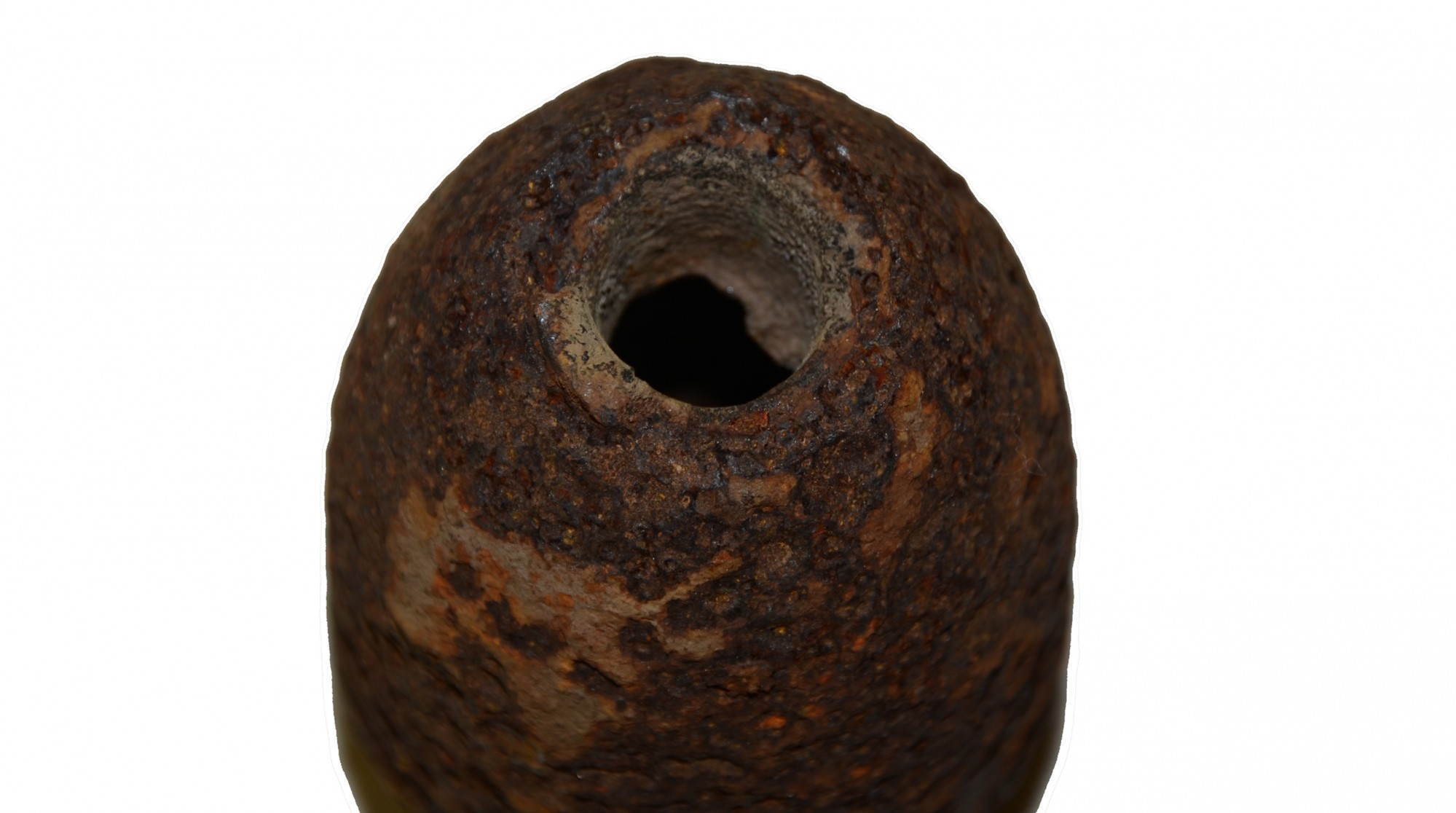 US 3 INCH HOTCHKISS SHELL (TOP PORTION) RECOVERED AT GETTYSBURG — Horse ...