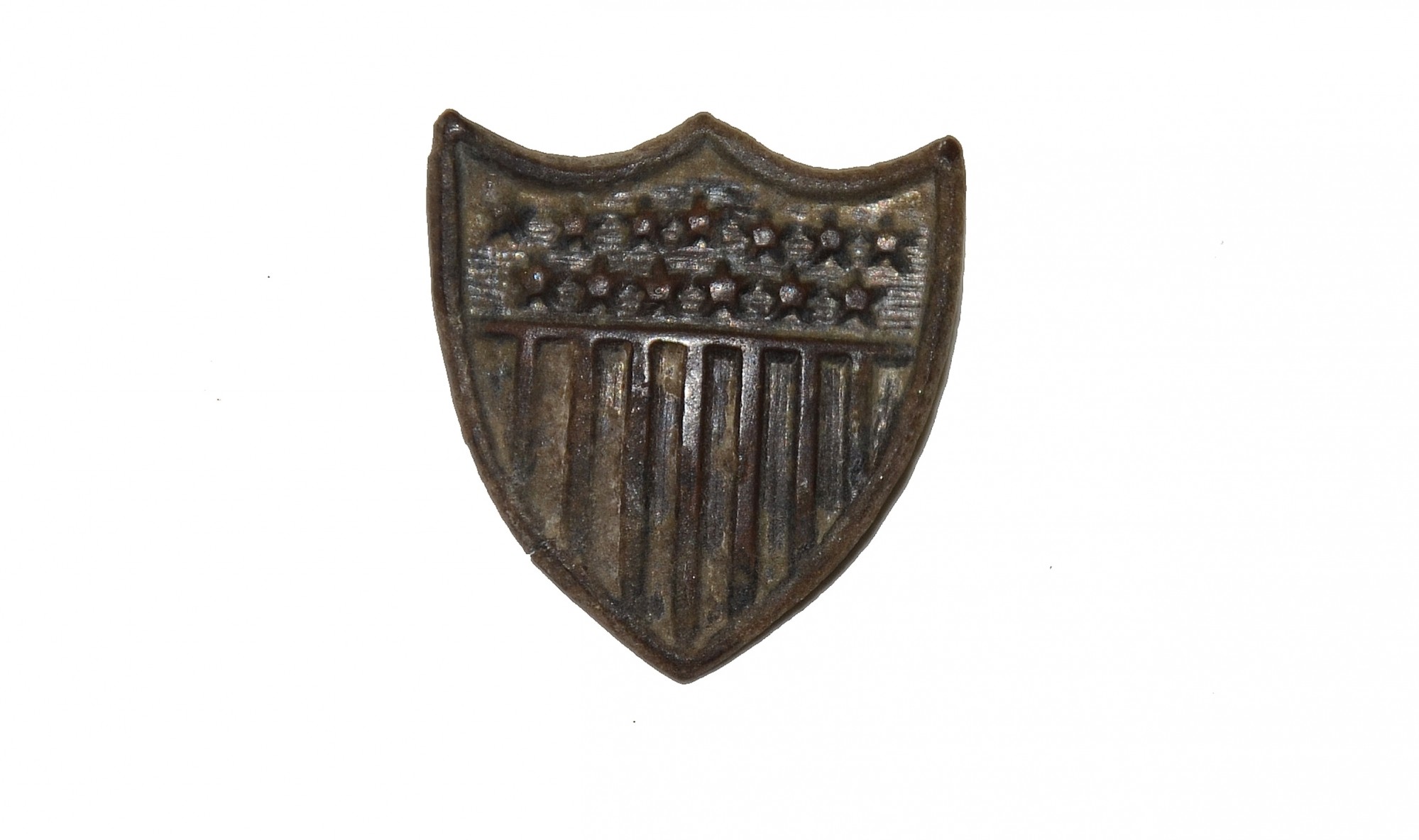 DUG US 13 STAR SHIELD PIN — Horse Soldier
