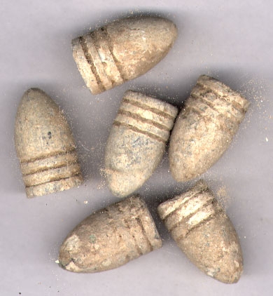 US .58 CALIBER MINIE BALLS - HIGH WATER MARK, GETTYSBURG / ROSENSTEEL ...