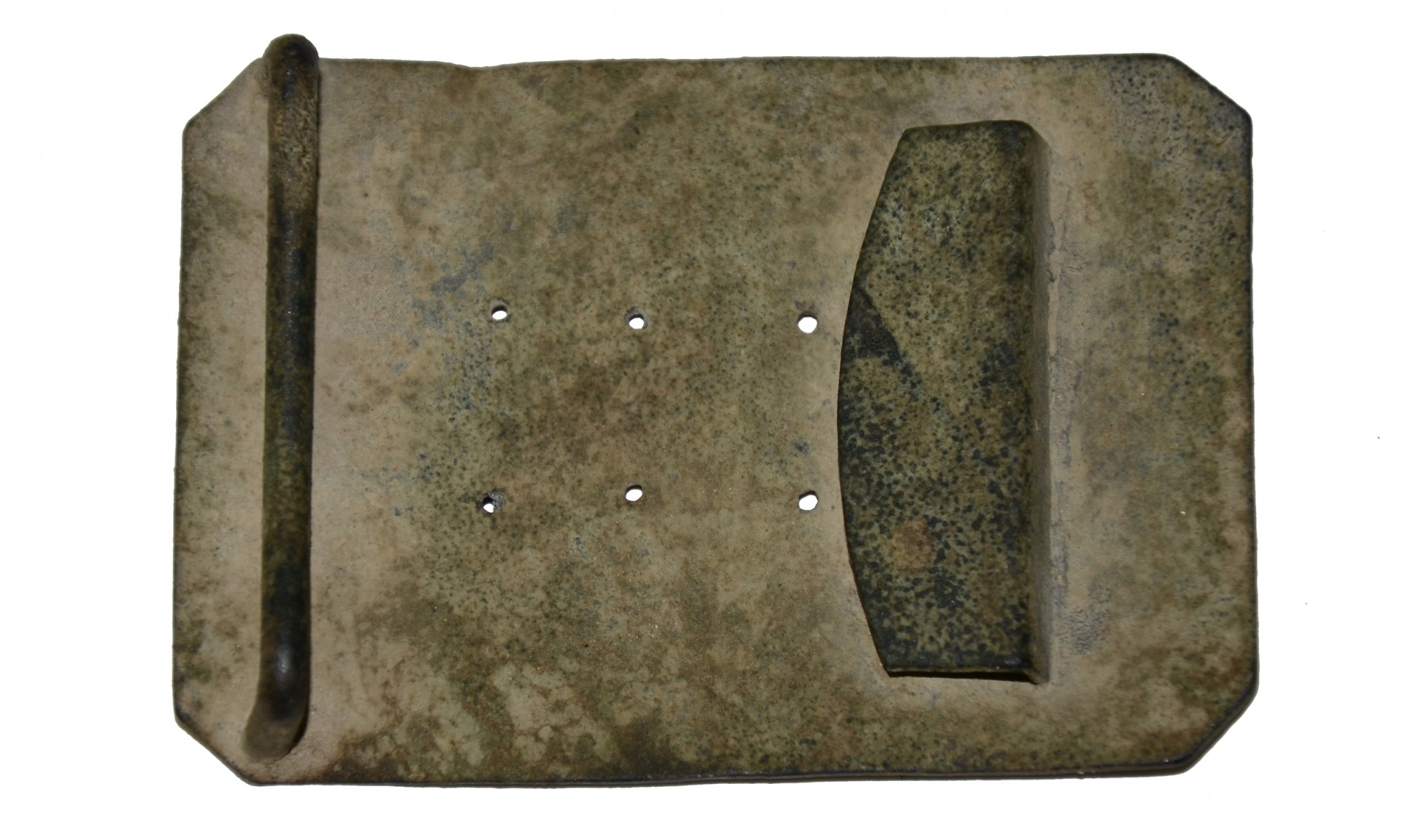CONFEDERATE CLIPPED CORNER BUCKLE — Horse Soldier