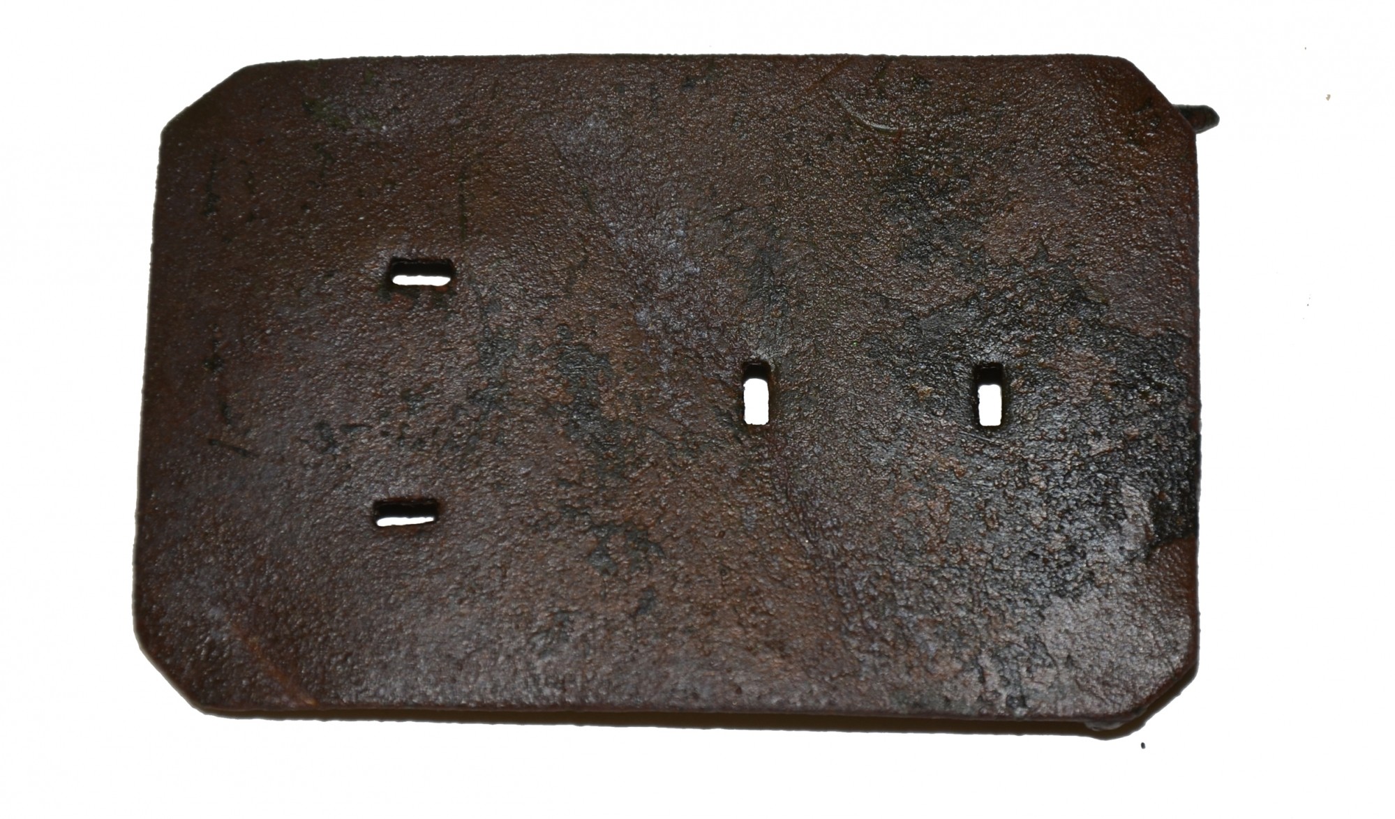 CONFEDERATE CLIPPED CORNER BUCKLE — Horse Soldier