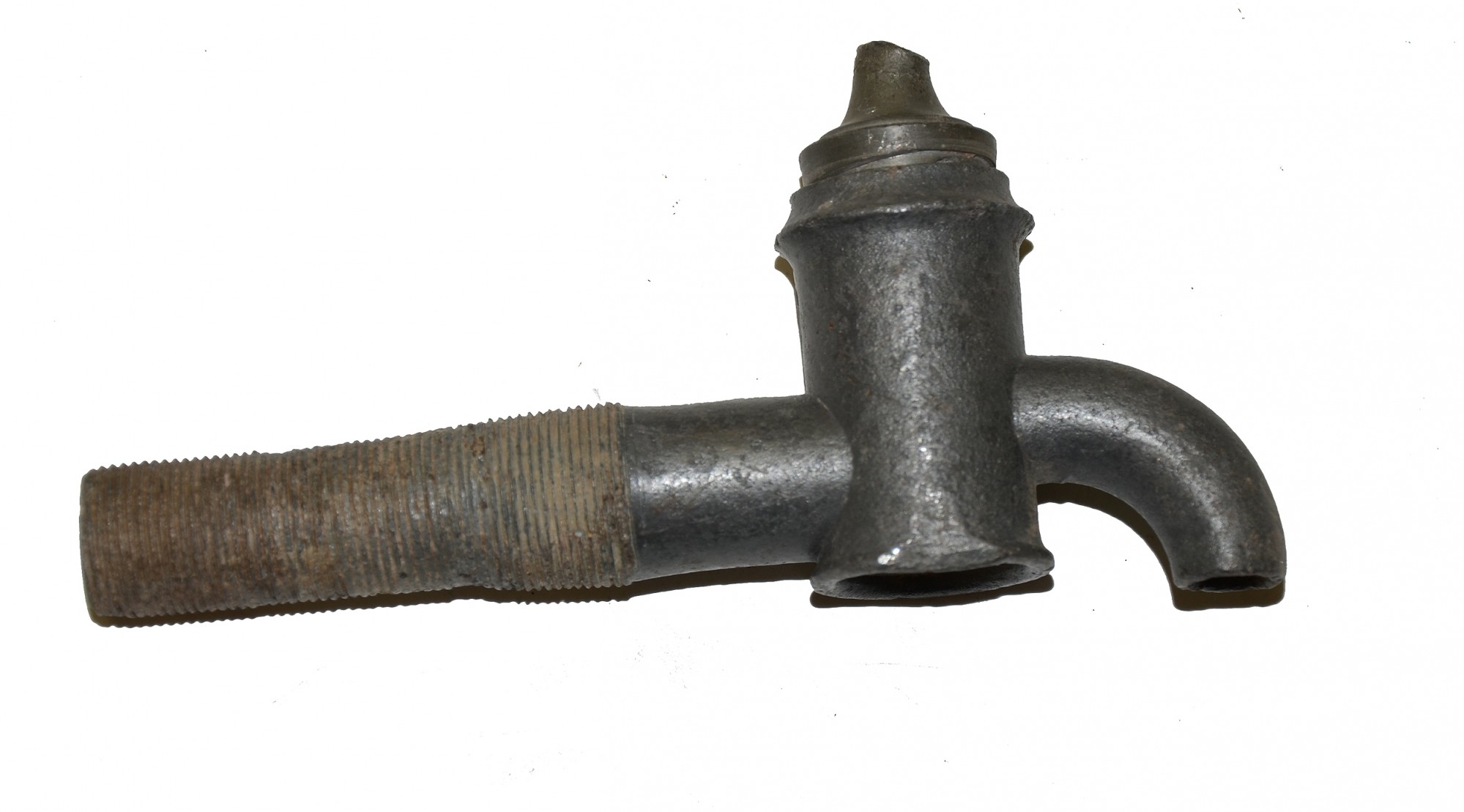 PEWTER SPIGOT, RECOVERED FROM 2ND CORPS HOSPITAL SITE IN GETTYSBURG ...
