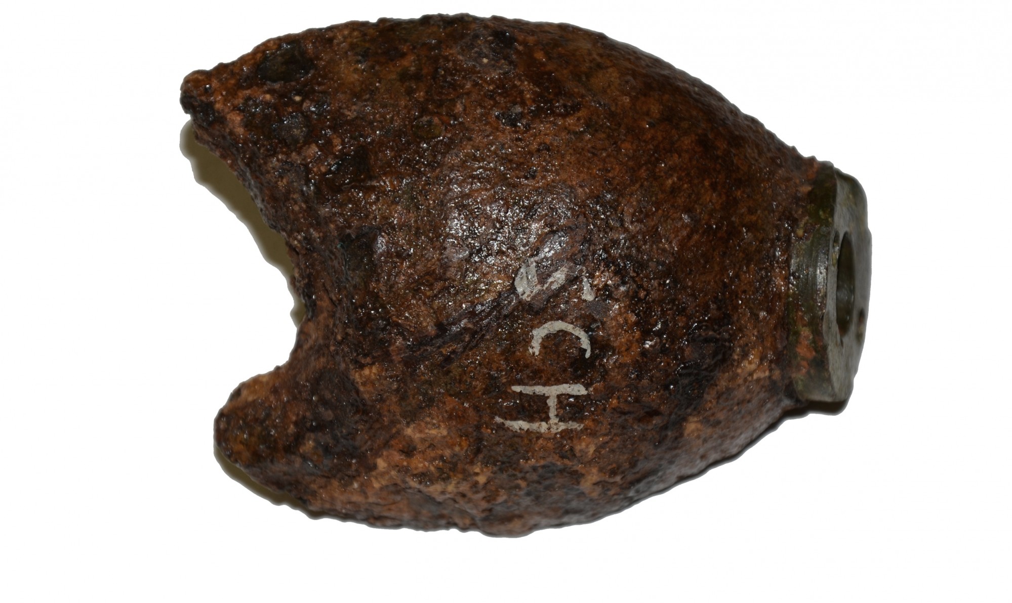 CS ARTILLERY SHELL FRAGMENT WITH FUSE -- SPOTSYLVANIA — Horse Soldier
