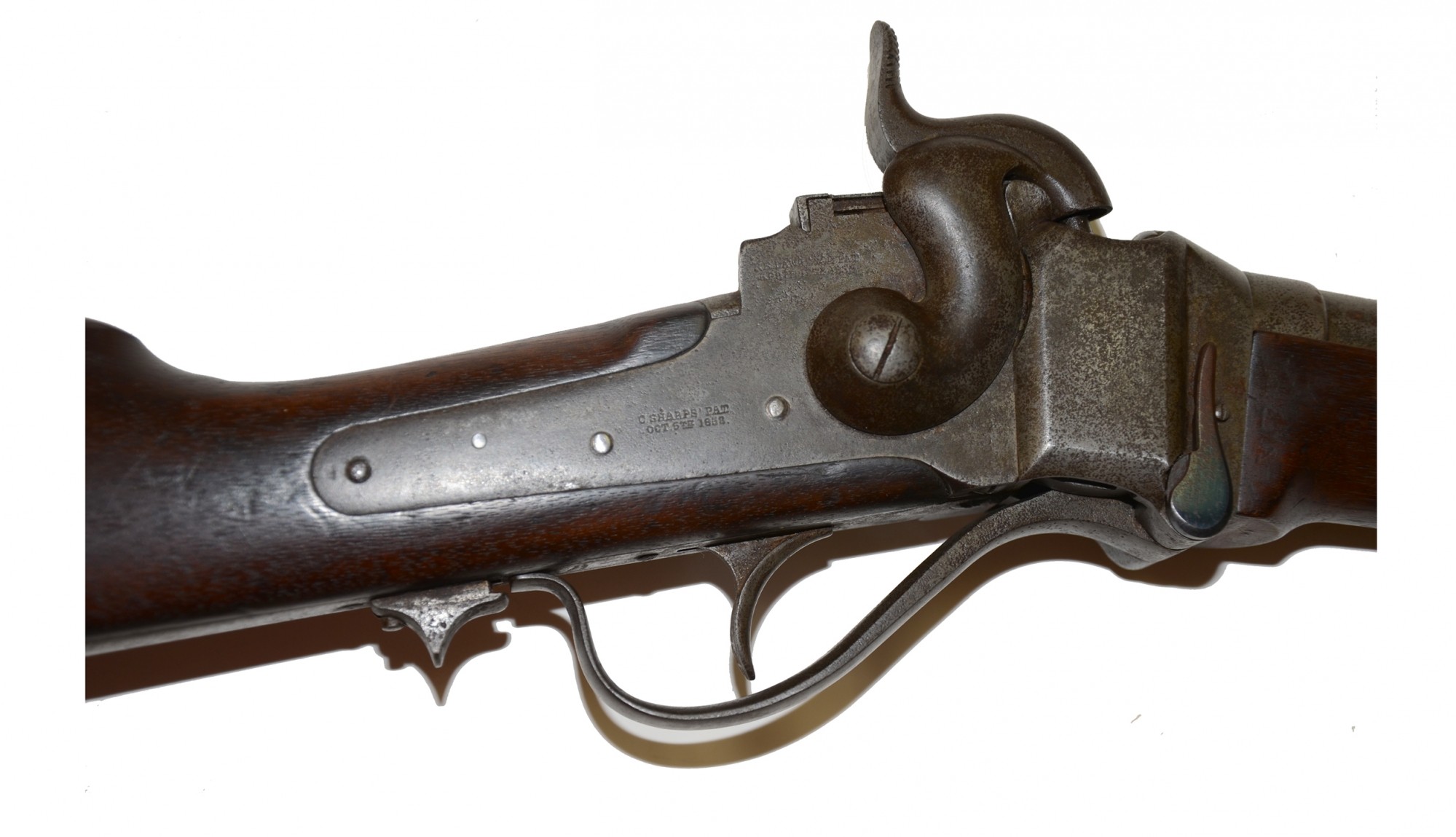 SHARPS MODEL 1863 CARBINE CARRIED BY TROOPER PRESENT AT THE DEATH OF ...