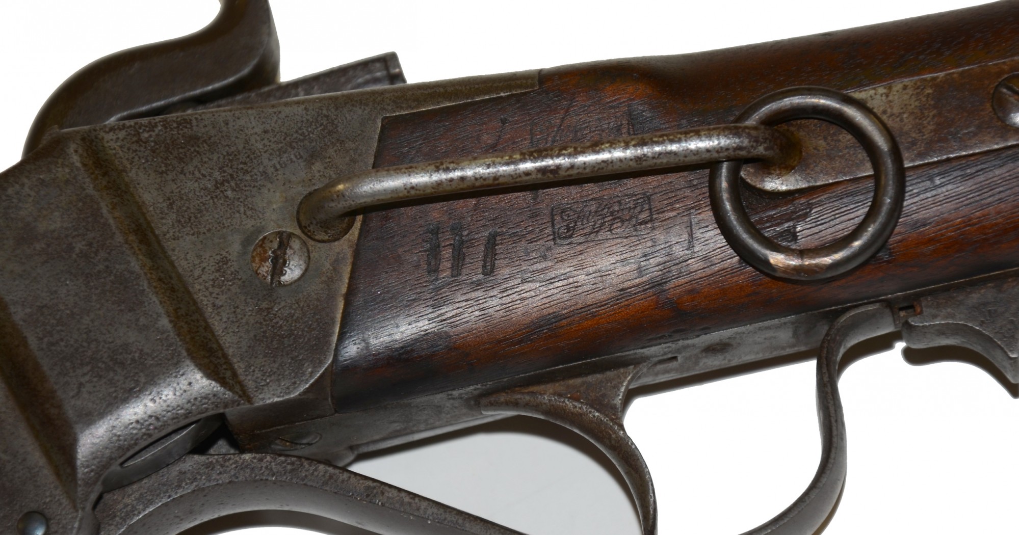 SHARPS MODEL 1863 CARBINE CARRIED BY TROOPER PRESENT AT THE DEATH OF ...