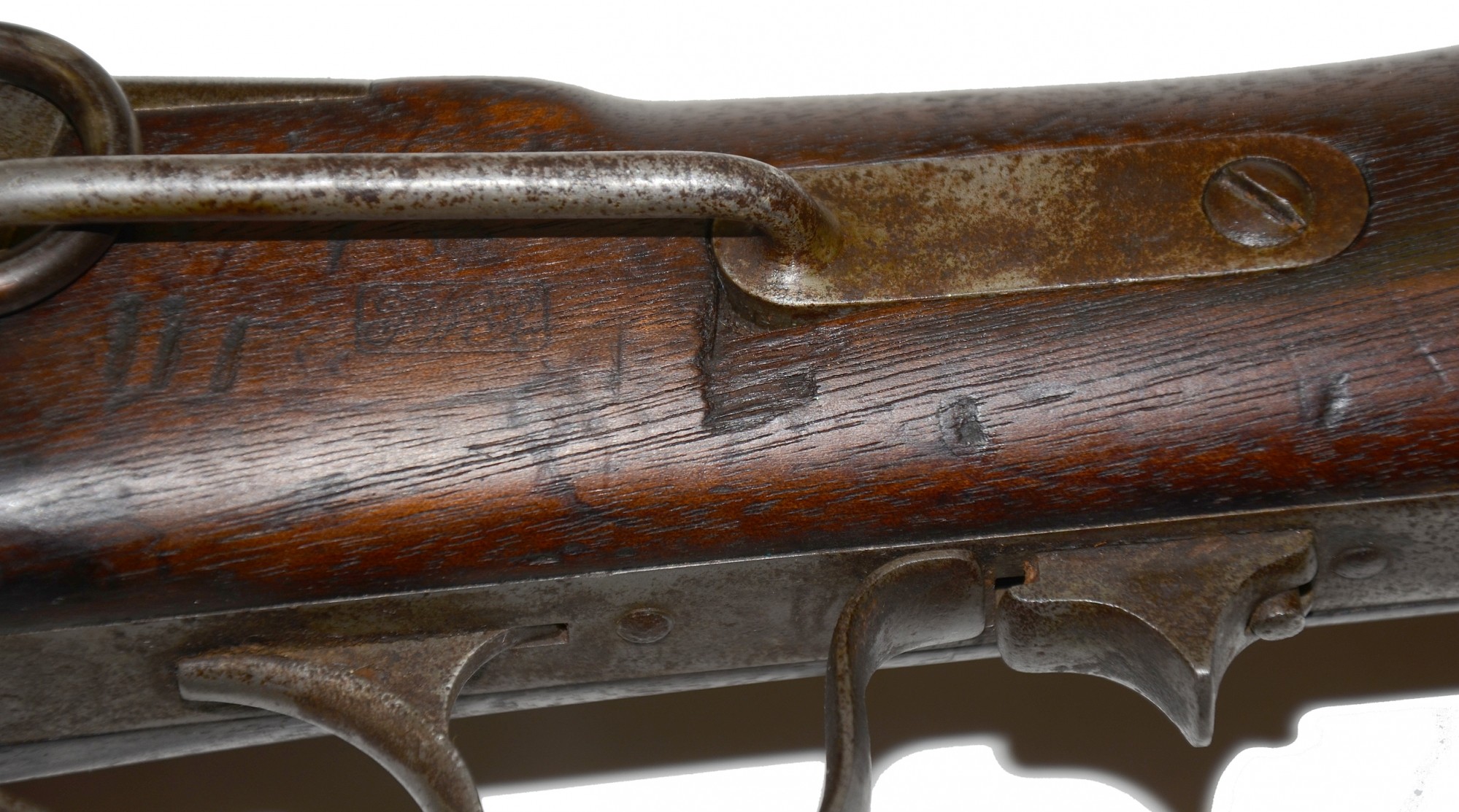 SHARPS MODEL 1863 CARBINE CARRIED BY TROOPER PRESENT AT THE DEATH OF ...