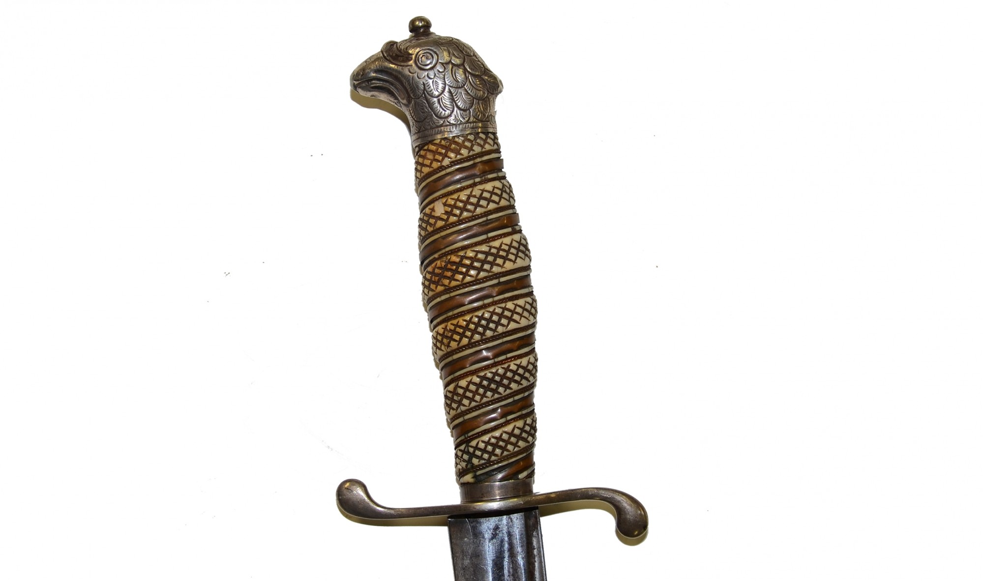 HIGH QUALITY EAGLE HEAD DAGGER WITH SCABBARD — Horse Soldier