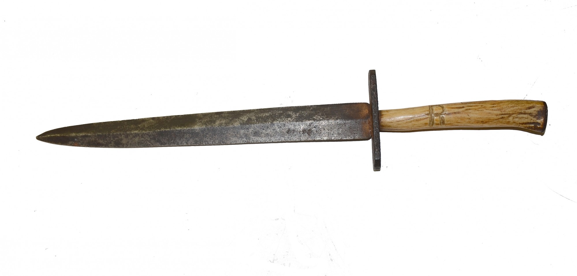 STAG-HANDLED SIDE KNIFE — Horse Soldier