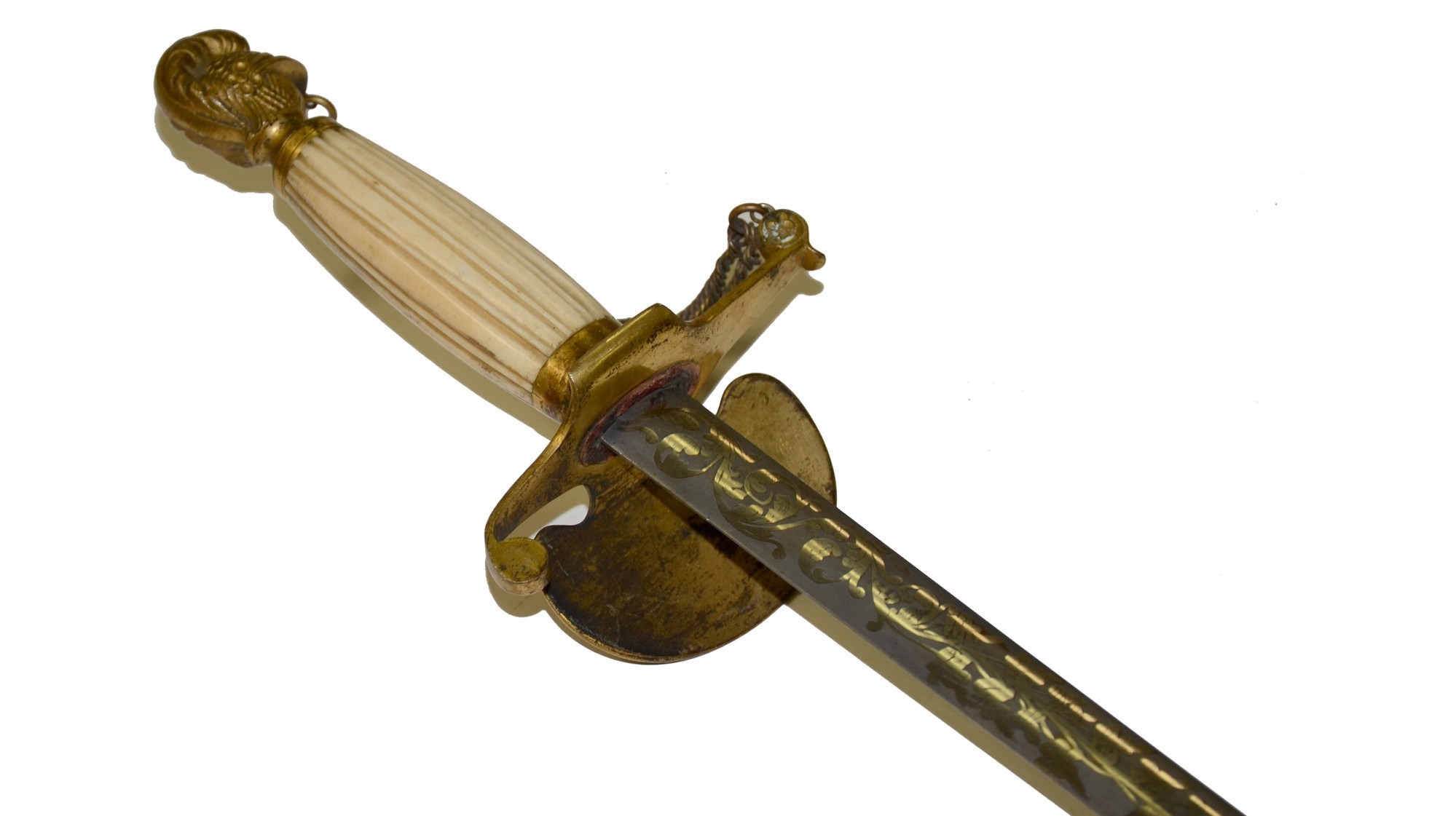 C1850 KNIGHT’S HEAD POMMEL MILITIA OFFICER’S SWORD — Horse Soldier