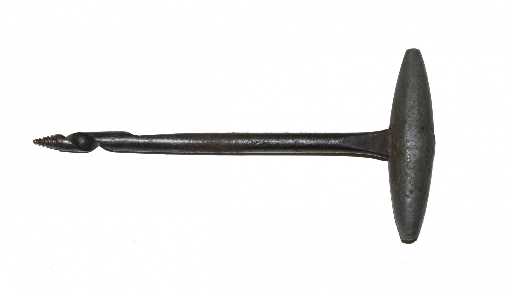 CIVIL WAR ARTILLERY GIMLET WITH IRON HANDLE — Horse Soldier