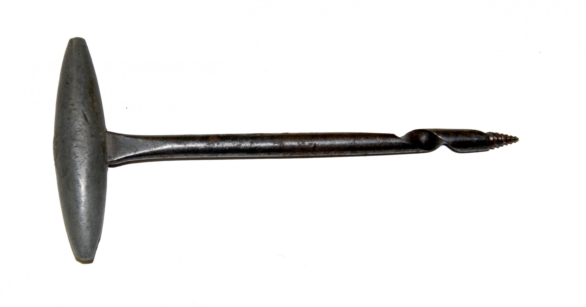 CIVIL WAR ARTILLERY GIMLET WITH IRON HANDLE — Horse Soldier