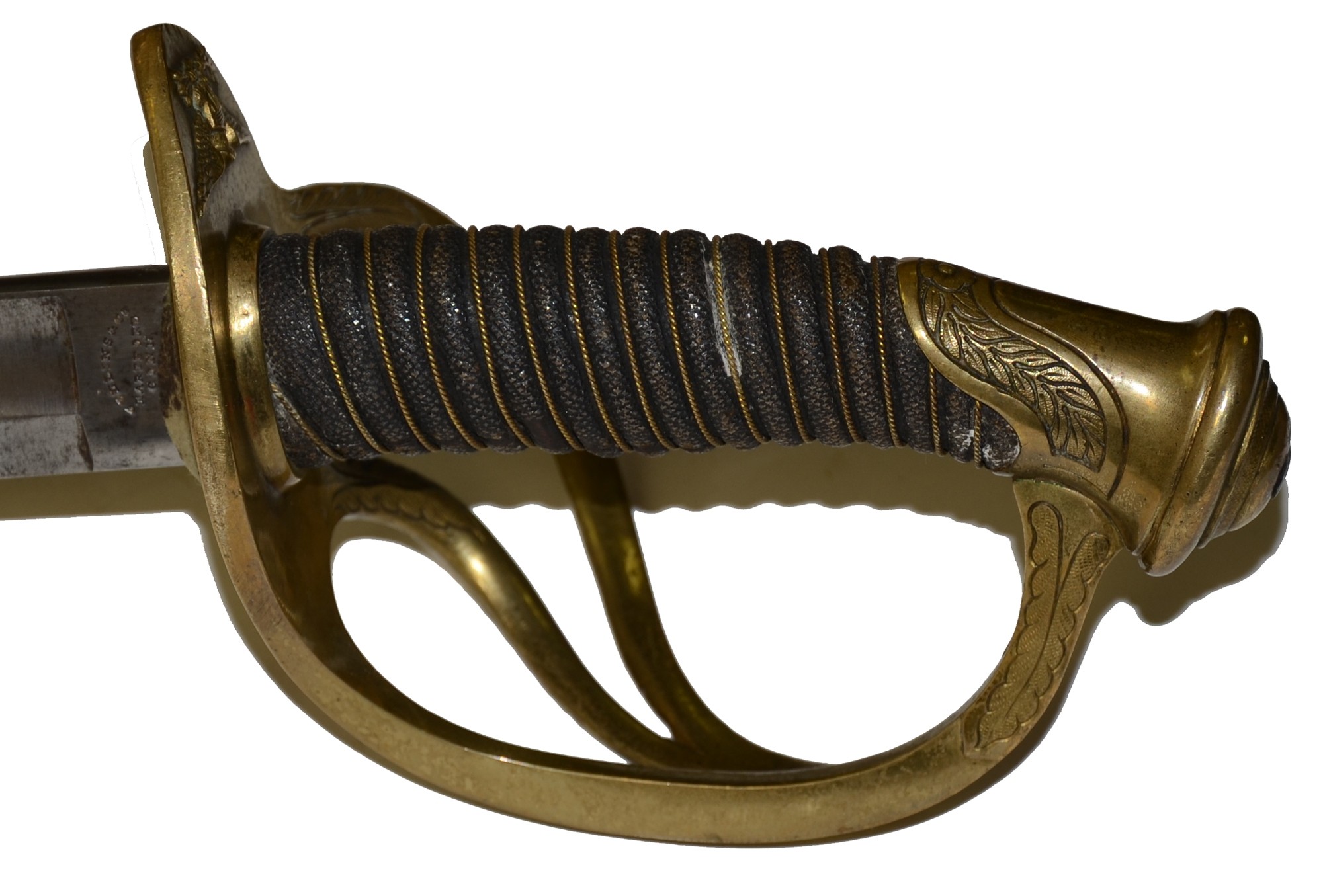 US MODEL 1860 CAVALRY OFFICER’S SABRE MANUFACTURED BY COLLINS AND ...