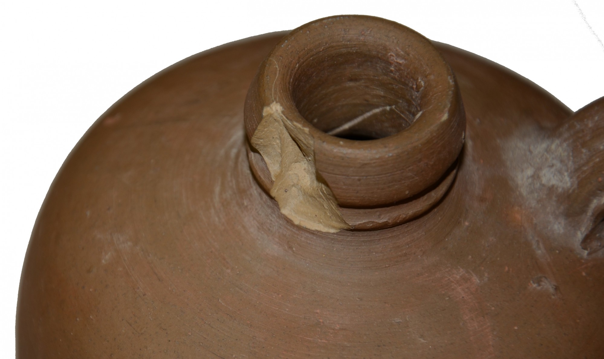 CIVIL WAR ERA CLAY JUG — Horse Soldier
