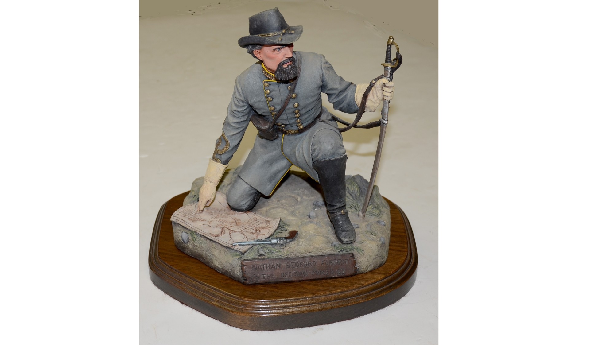 HAND PAINTED LIMITED EDITION COLD CAST BRONZE SCULPTURE OF NATHAN ...