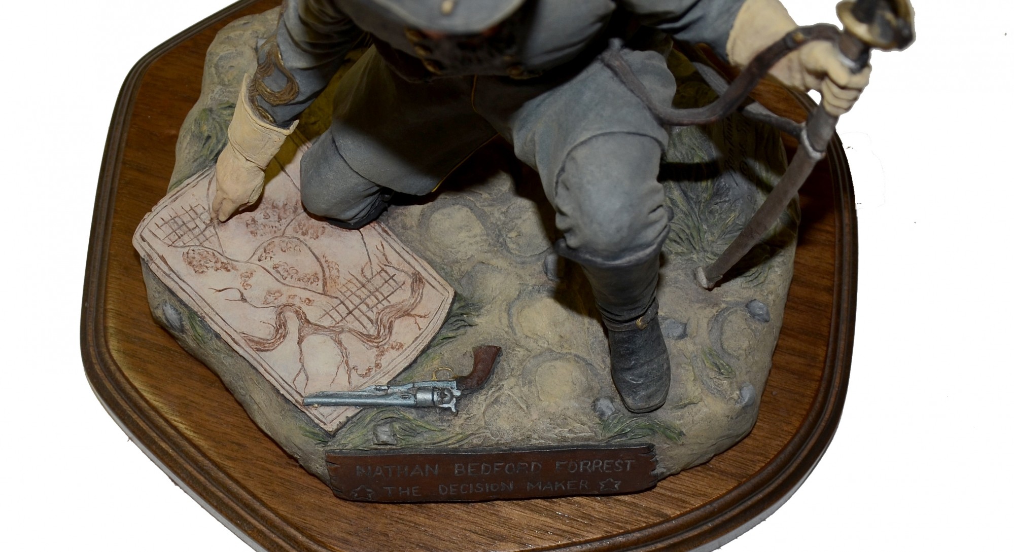 HAND PAINTED LIMITED EDITION COLD CAST BRONZE SCULPTURE OF NATHAN ...