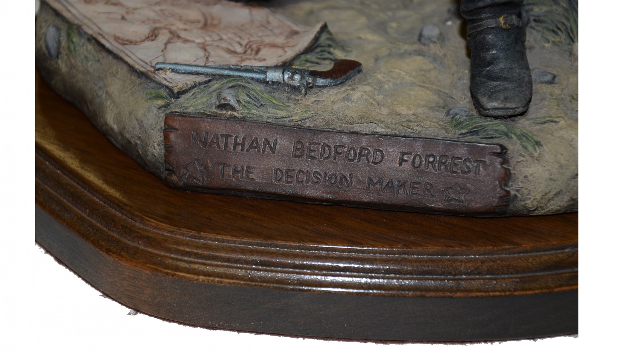 HAND PAINTED LIMITED EDITION COLD CAST BRONZE SCULPTURE OF NATHAN ...