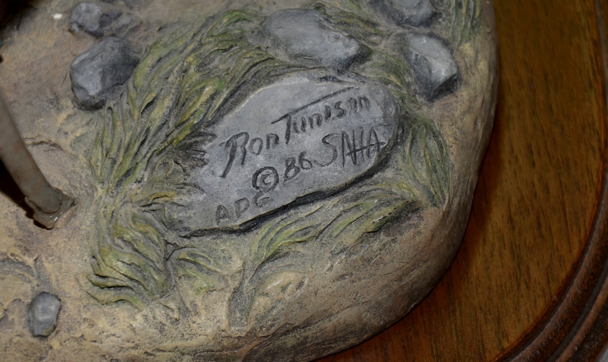 HAND PAINTED LIMITED EDITION COLD CAST BRONZE SCULPTURE OF NATHAN ...