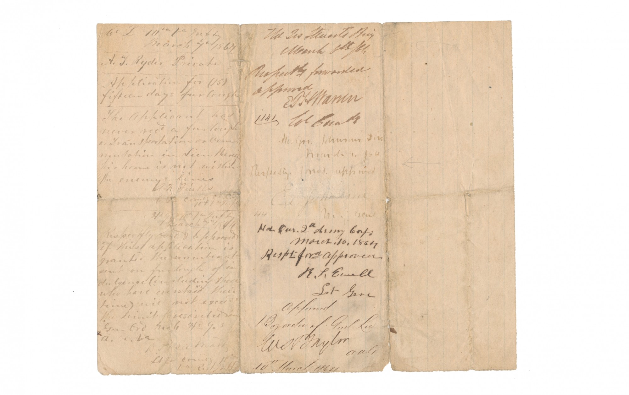 WARTIME AUTOGRAPHED DOCUMENT SIGNED BY FIVE CONFEDERATE OFFICERS ...