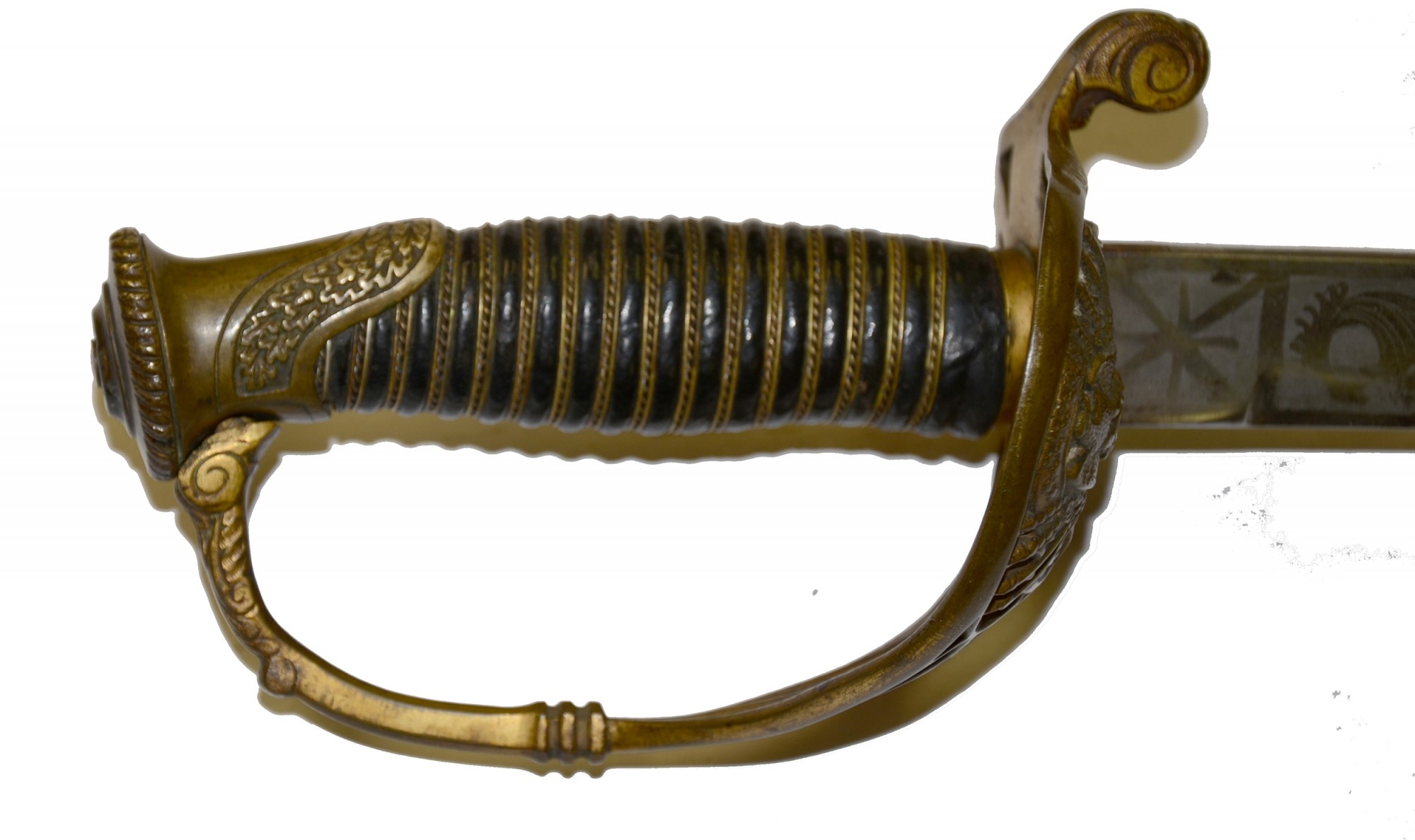 CIVIL WAR SAUERBIER M1850 IMPORT SWORD WITH SCABBARD — Horse Soldier