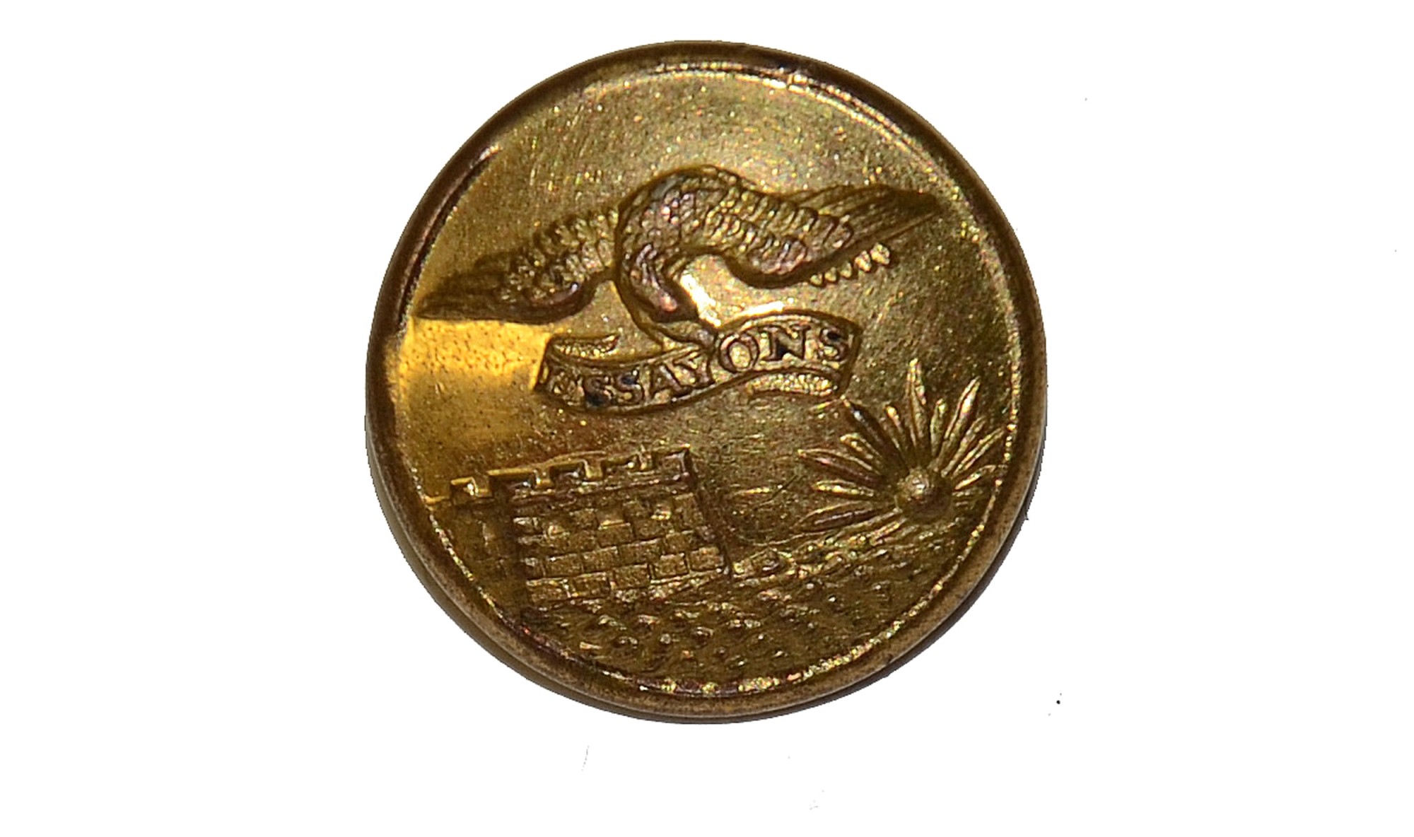 FEDERAL ENGINEER CUFF BUTTON — Horse Soldier