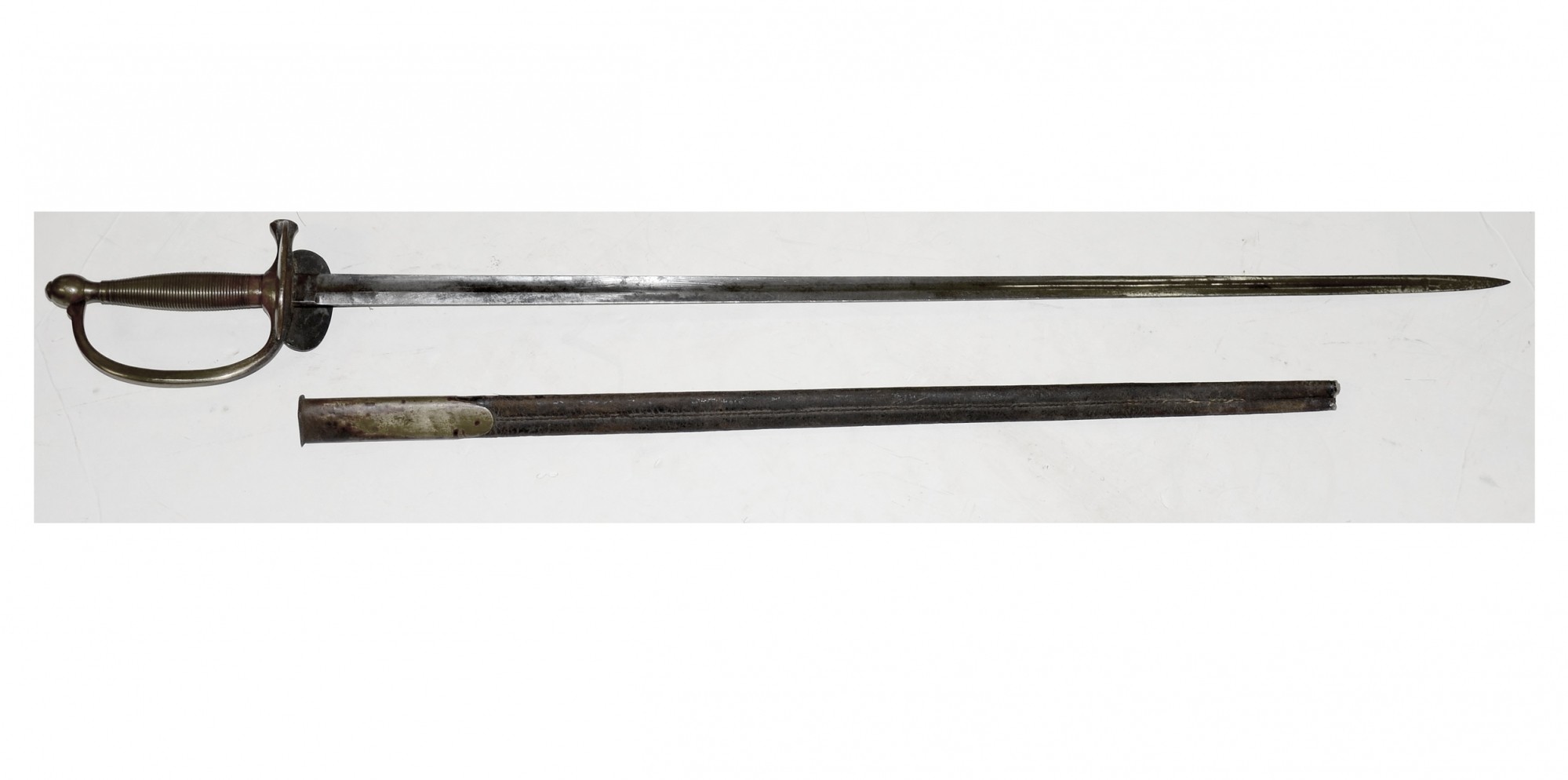 MODEL 1840 PATTERN UNITED STATES MARINE CORPS NCO SWORD WITH PARTIAL ...