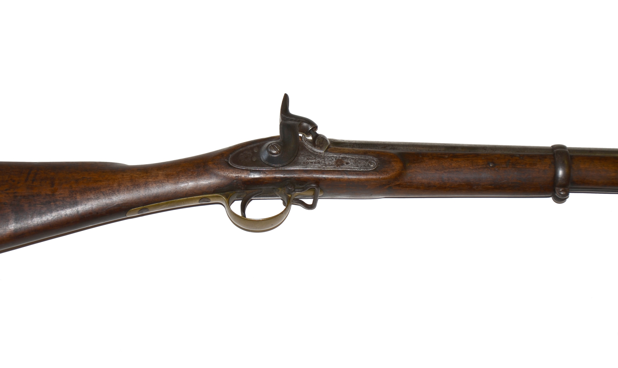 TOWER-MARKED BRITISH ENFIELD PATTERN 1856 PERCUSSION RIFLE-MUSKET ID’D ...
