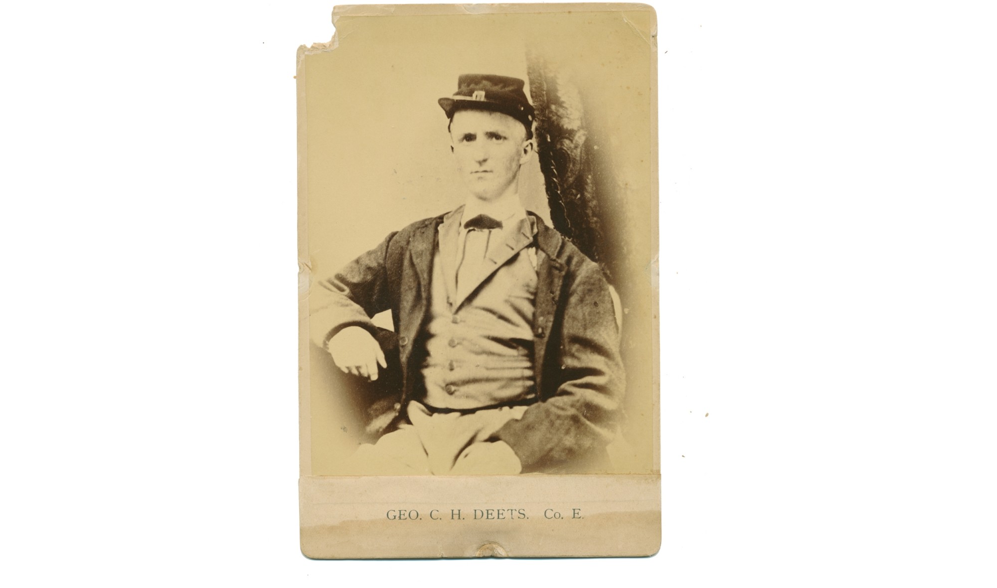 CABINET CARD – GEORGE C. H. DEETS, 2ND NEW HAMPSHIRE INFANTRY & 4TH ...