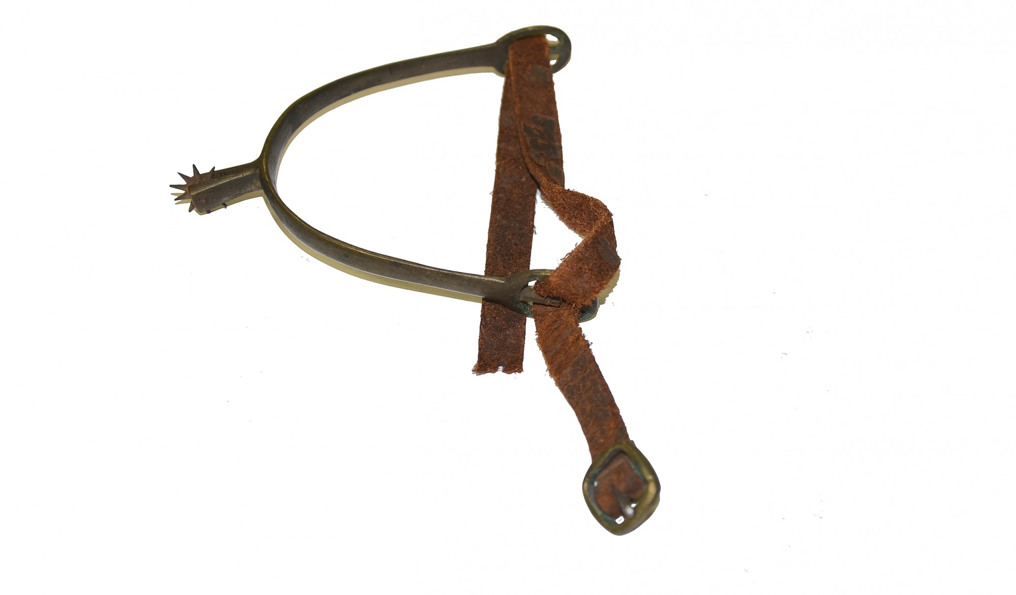PRE-CIVIL WAR-ERA SPUR WITH BUCKLE STRAP FROM GETTYSBURG’S ROSENSTEEL ...