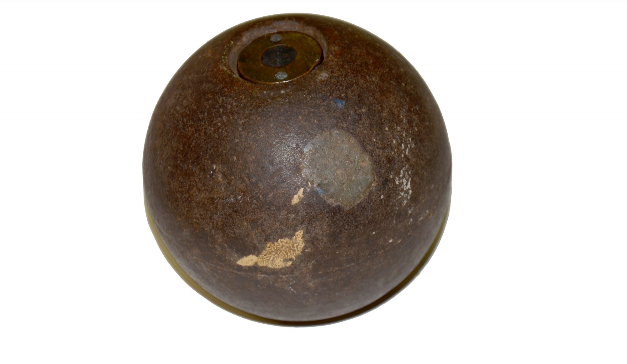 CS 4.52” 12-PDR SPHERICAL CASE SHOT, SIDE LOADER -- FROM GETTYSBURG ...