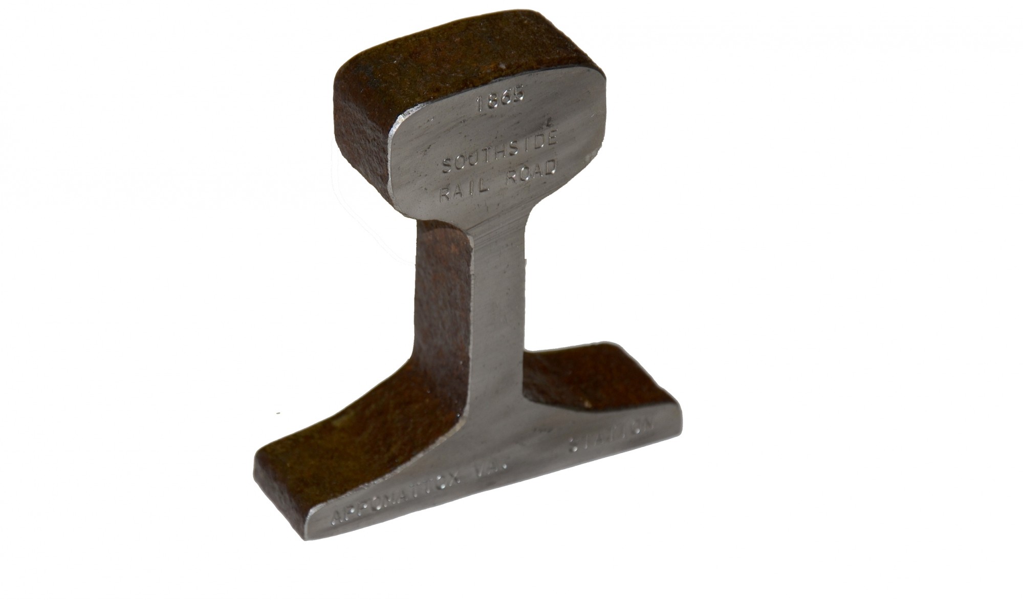 RAILROAD TRACK ANVIL FROM APPOMATTOX — Horse Soldier