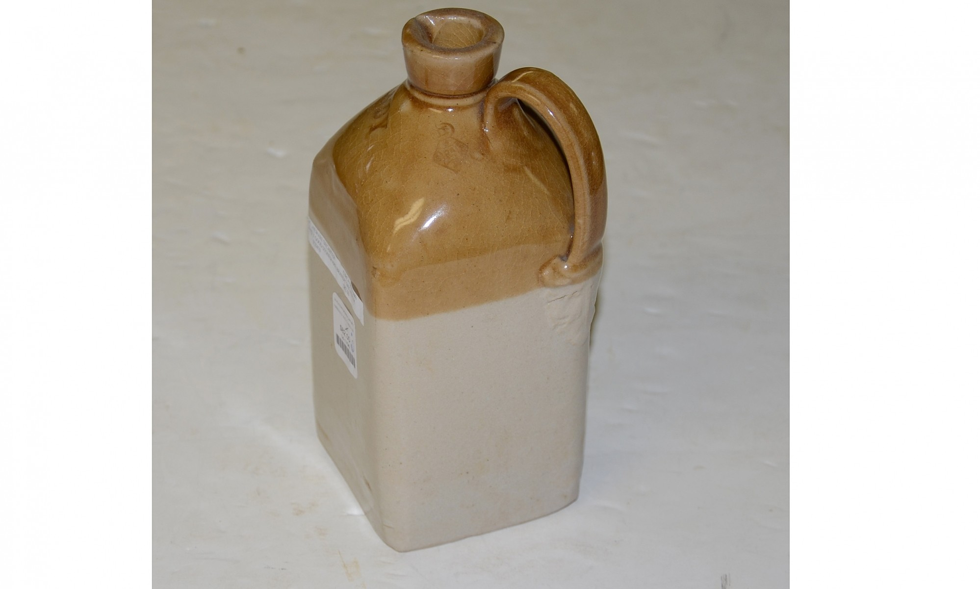 STONEWARE BRANDY JUG — Horse Soldier