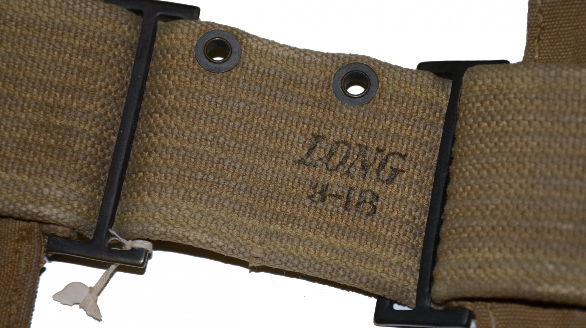 UNIT MARKED MODEL 1918 BAR RIFLEMAN’S BELT – “SECOND ASSISTANT’S BELT ...