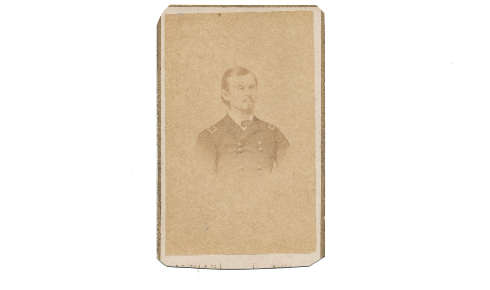 CDV OF GENERAL FRANZ SIGEL — Horse Soldier