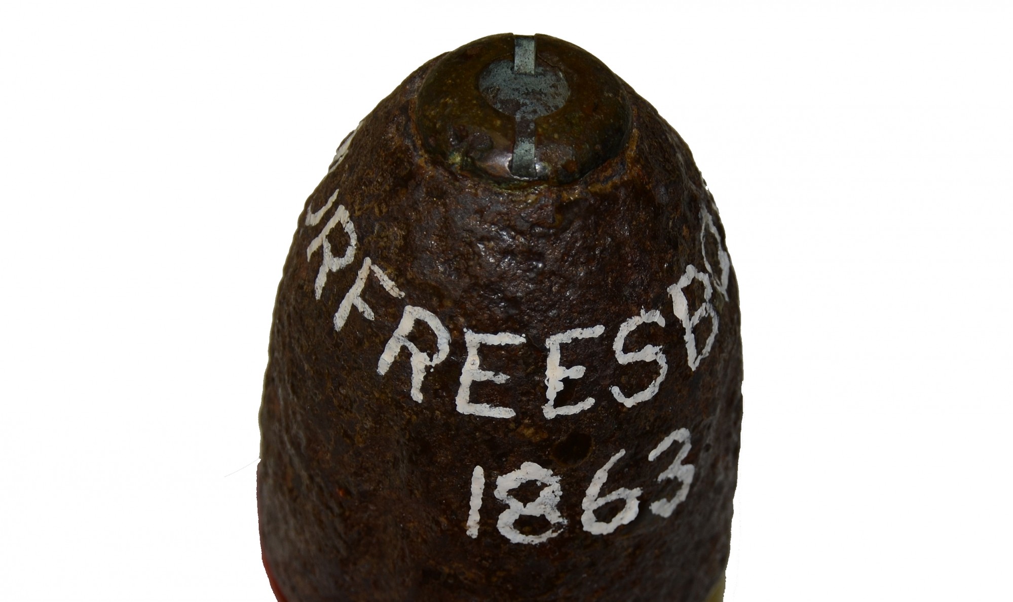 US 3-INCH HOTCHKISS SHELL RECOVERED AT MURFREESBORO — Horse Soldier