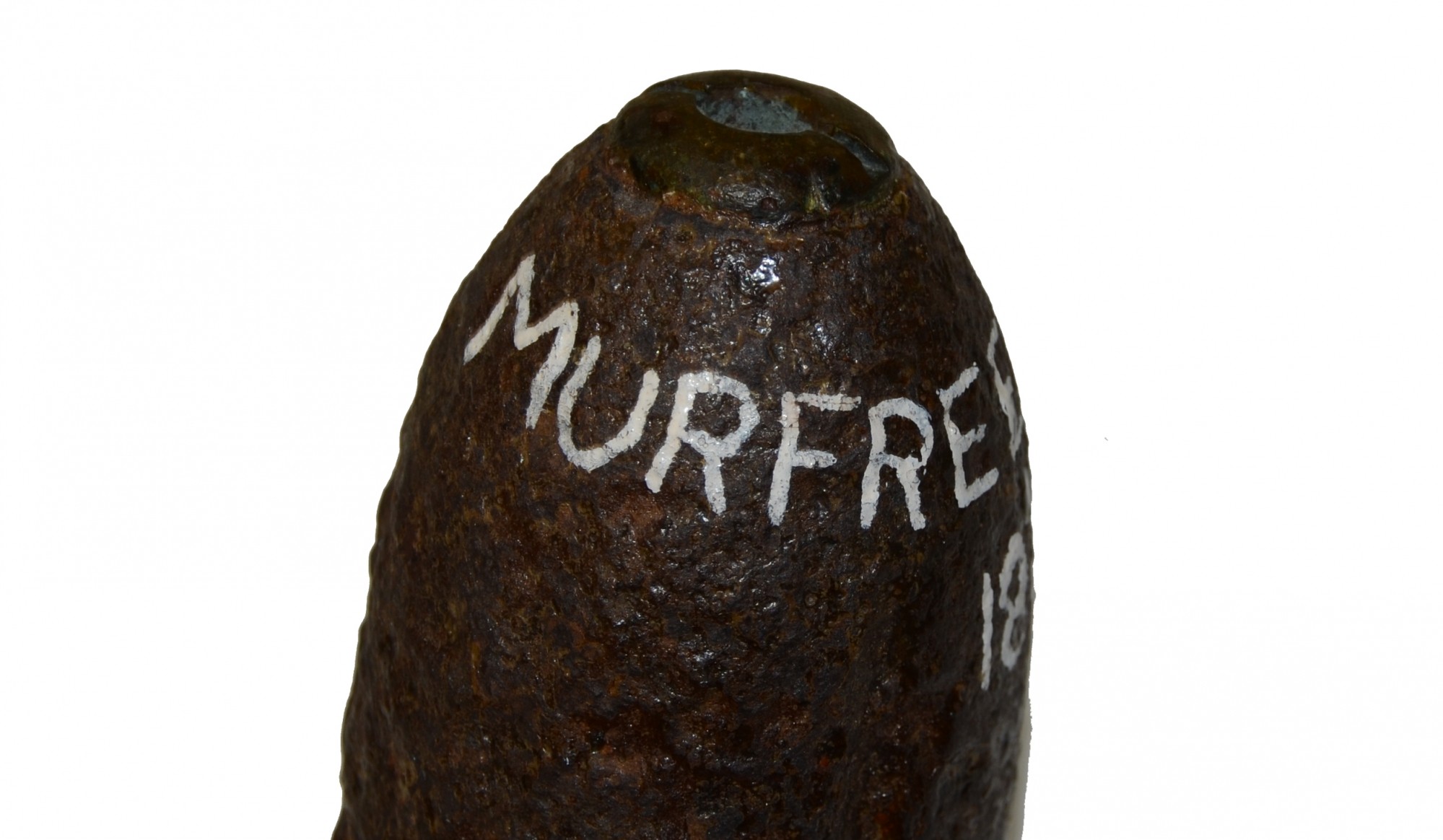 US 3-INCH HOTCHKISS SHELL RECOVERED AT MURFREESBORO — Horse Soldier