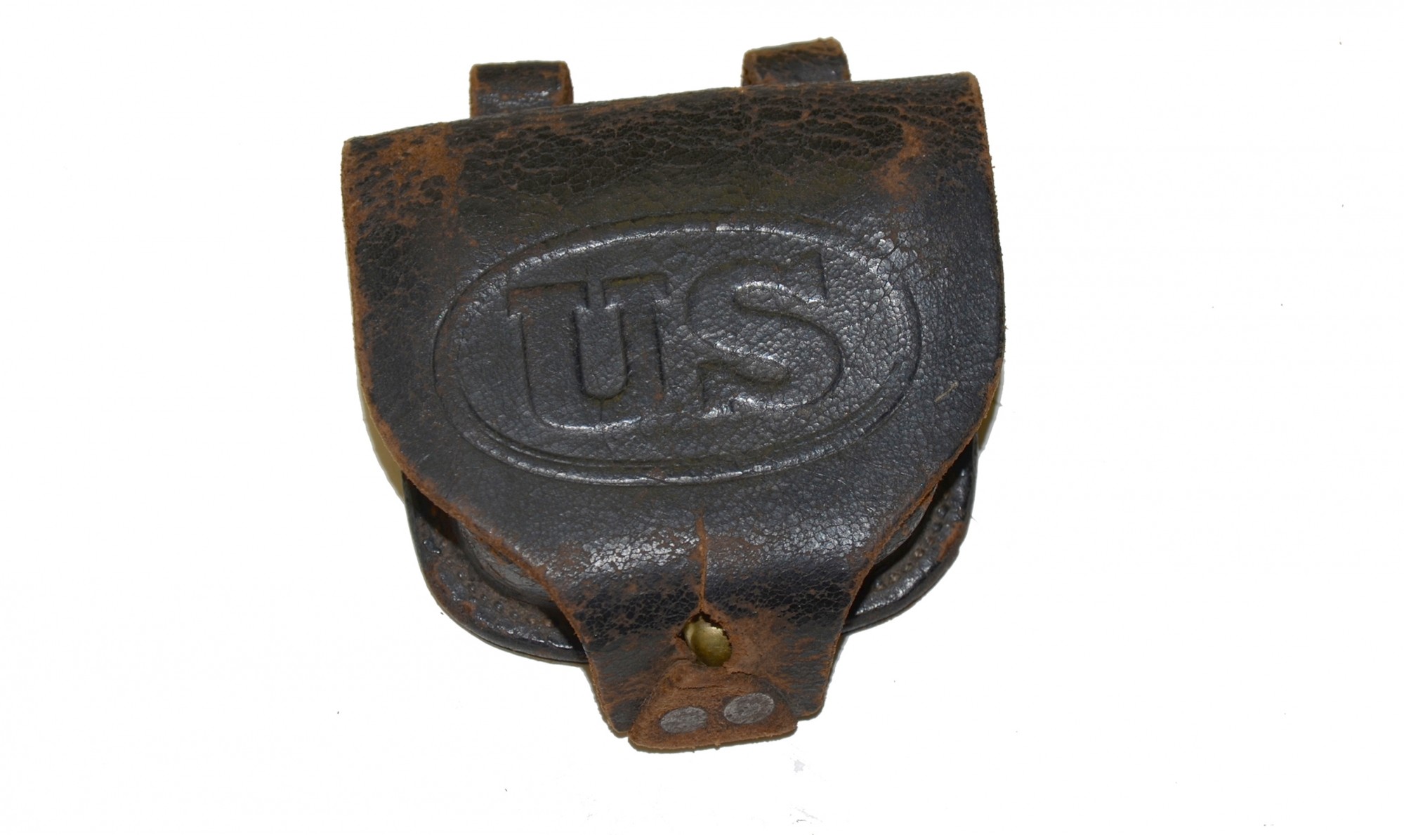 POST CIVIL WAR U.S. EMBOSSED CAP BOX FOR SINGLE ACTIONS — Horse Soldier