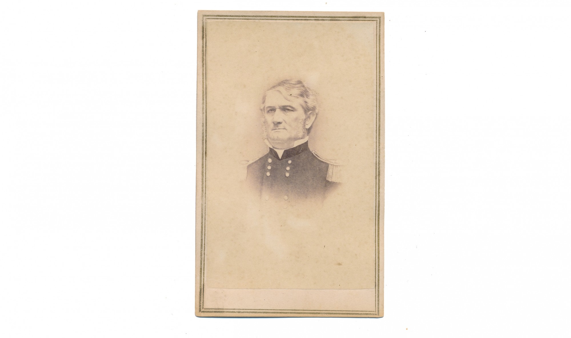 CDV WARTIME LITHOGRAPH OF CONFEDERATE GENERAL LEONIDAS POLK — Horse Soldier