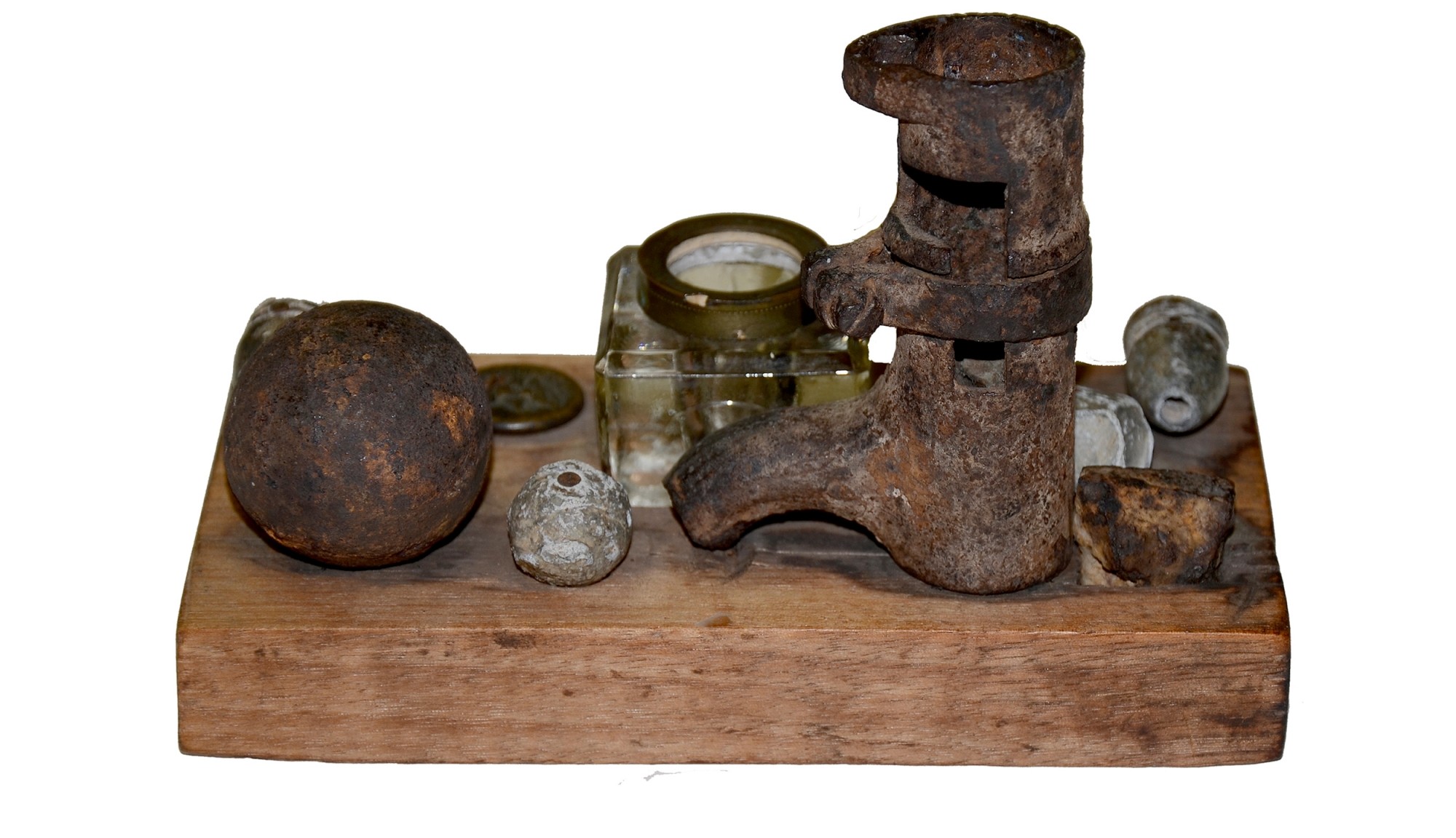 RARE GETTYSBURG RELIC DESK SET BY JOHN GOOD — Horse Soldier