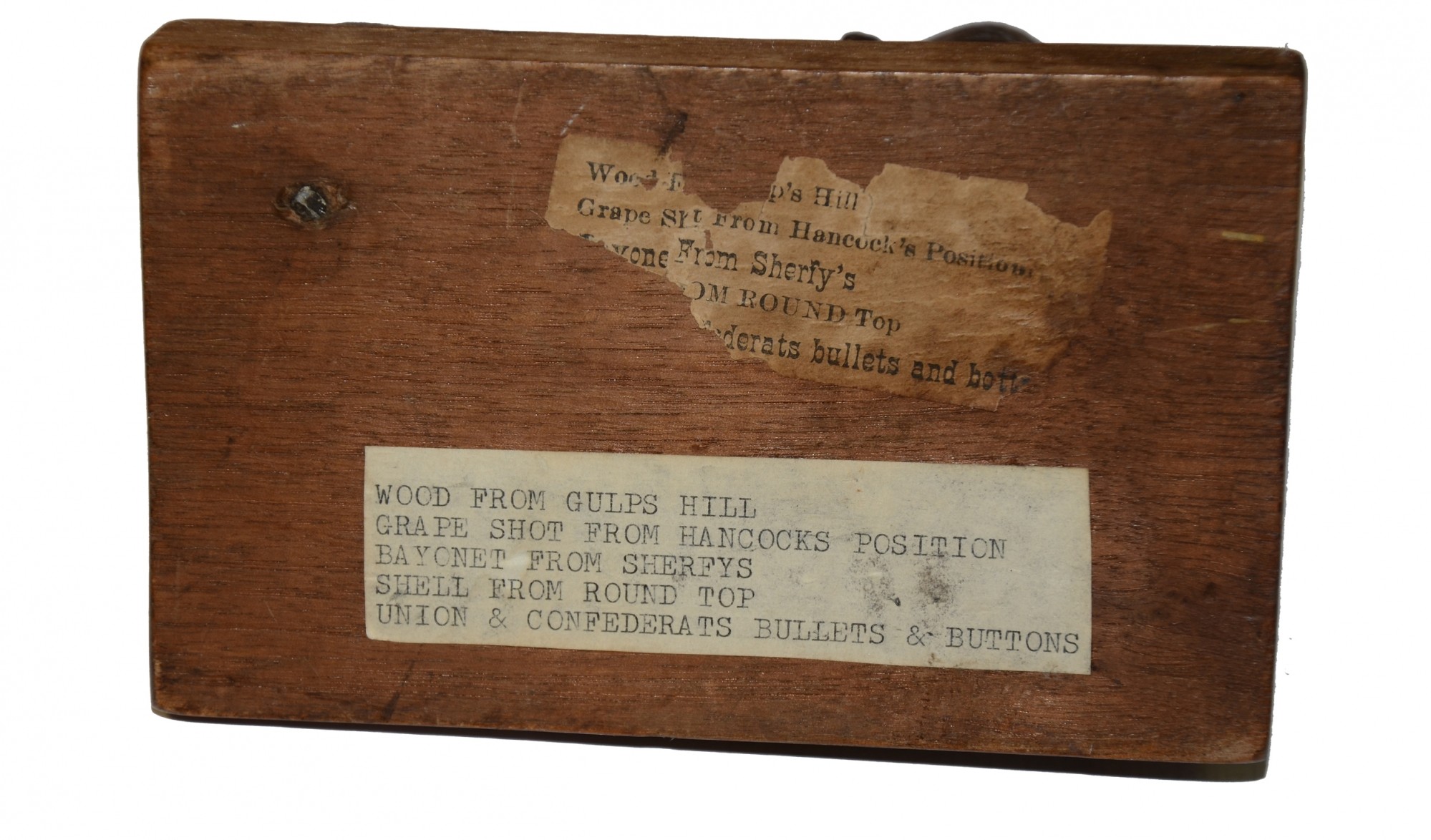 RARE GETTYSBURG RELIC DESK SET BY JOHN GOOD — Horse Soldier