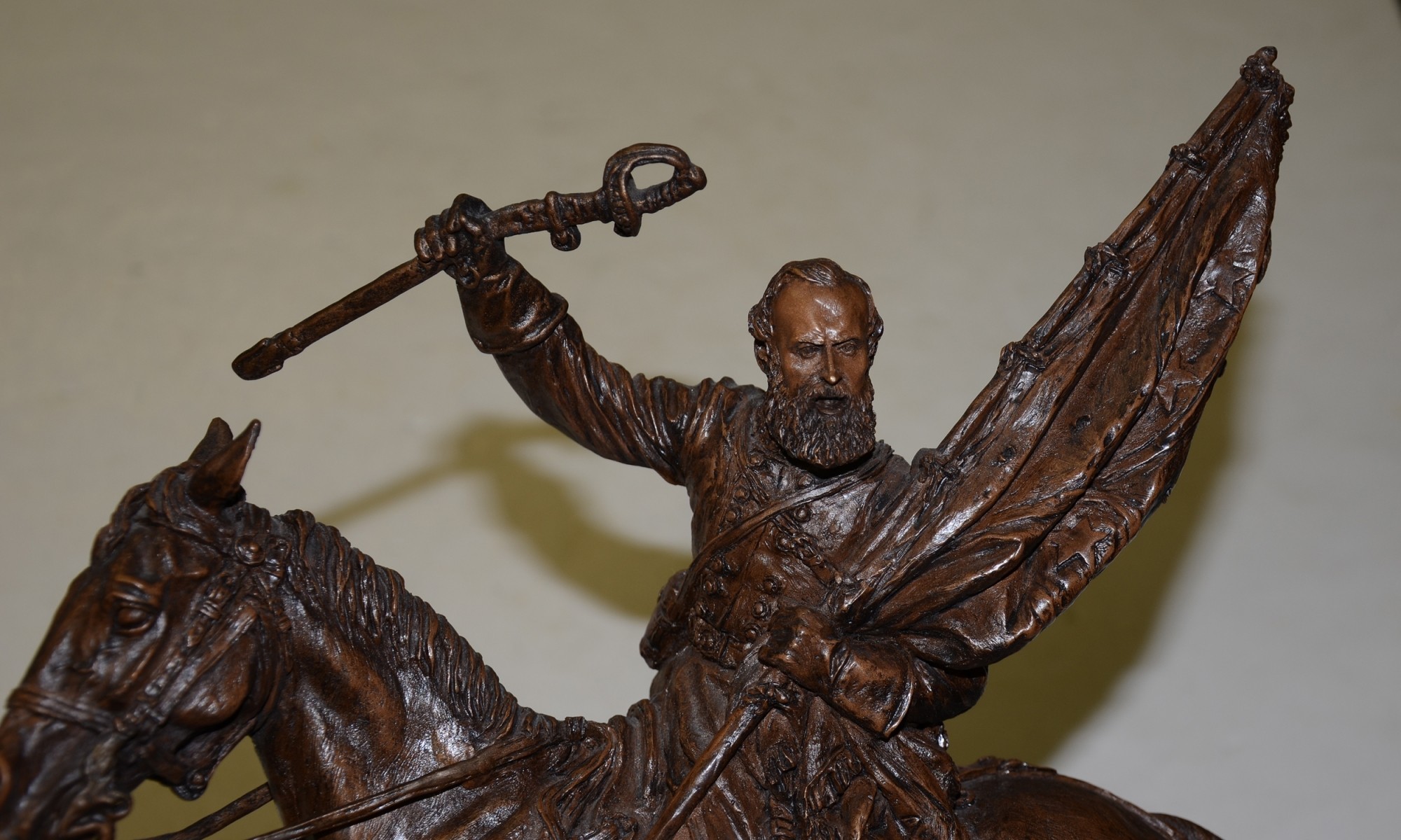 STONEWALL JACKSON AT CEDAR MOUNTAIN - BRONZE SCULPTURE BY RON TUNISON ...