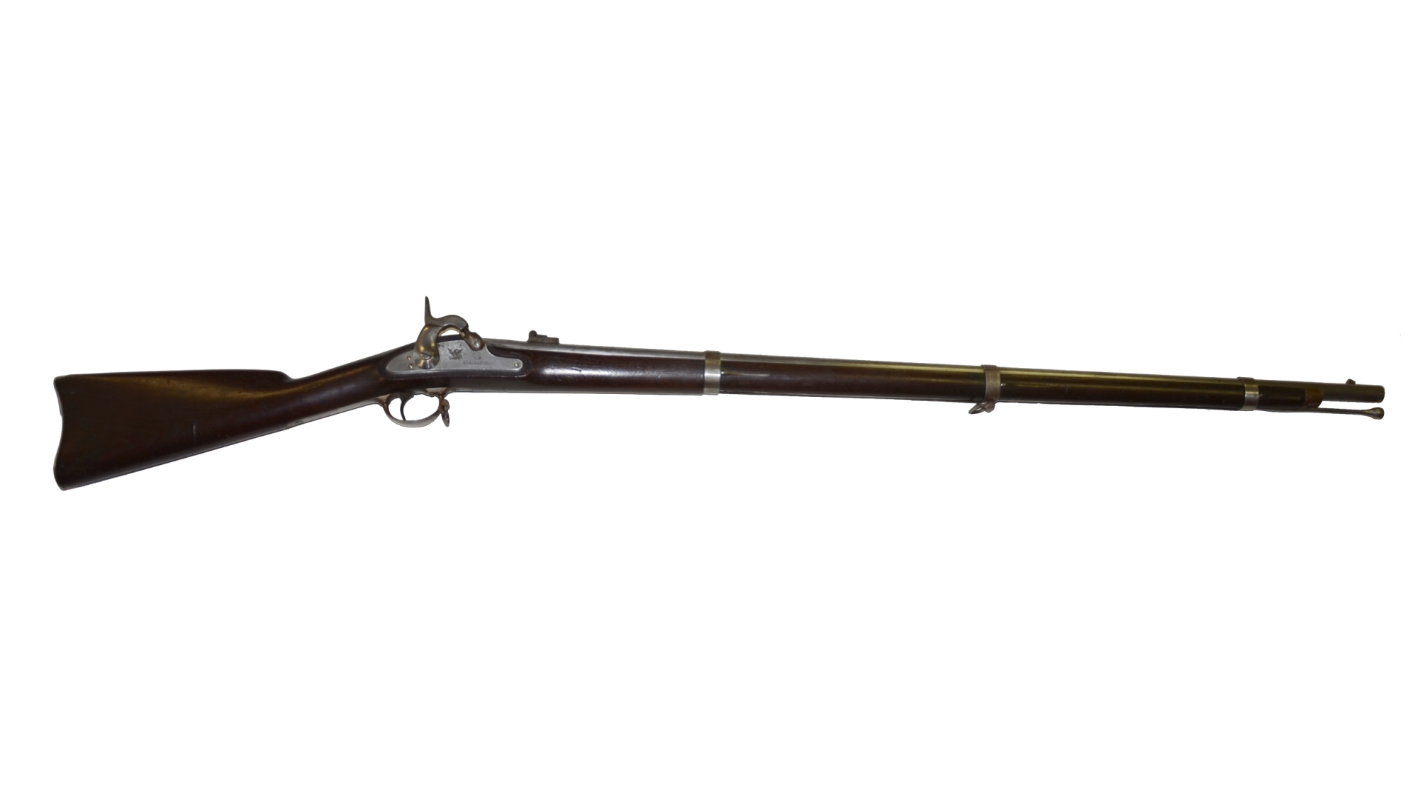 FINE ORIGINAL CONDITION M1861 U.S. SPRINGFIELD MUSKET DATED 1862 ...