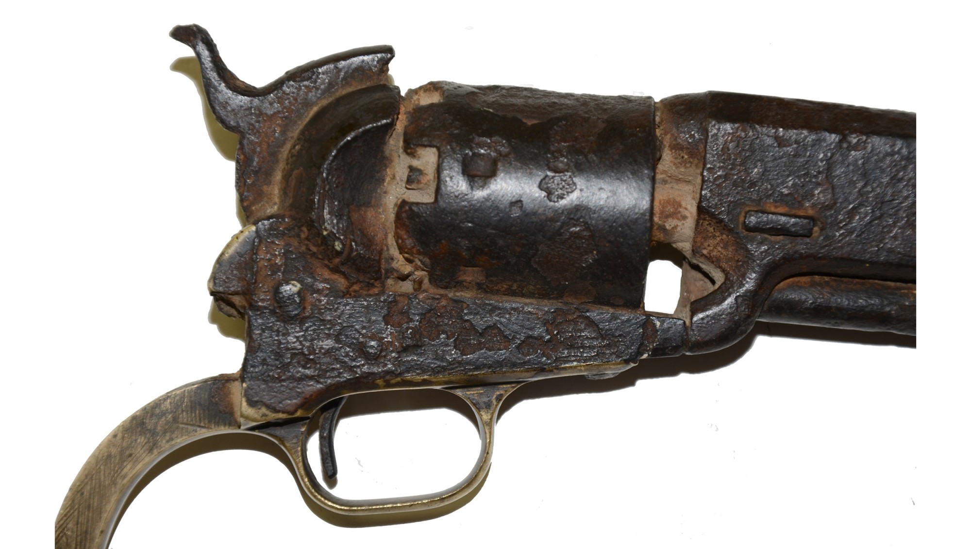 STILL LOADED COLT MODEL 1851 NAVY REVOLVER ID TO SOLDIER IN 1ST IOWA ...