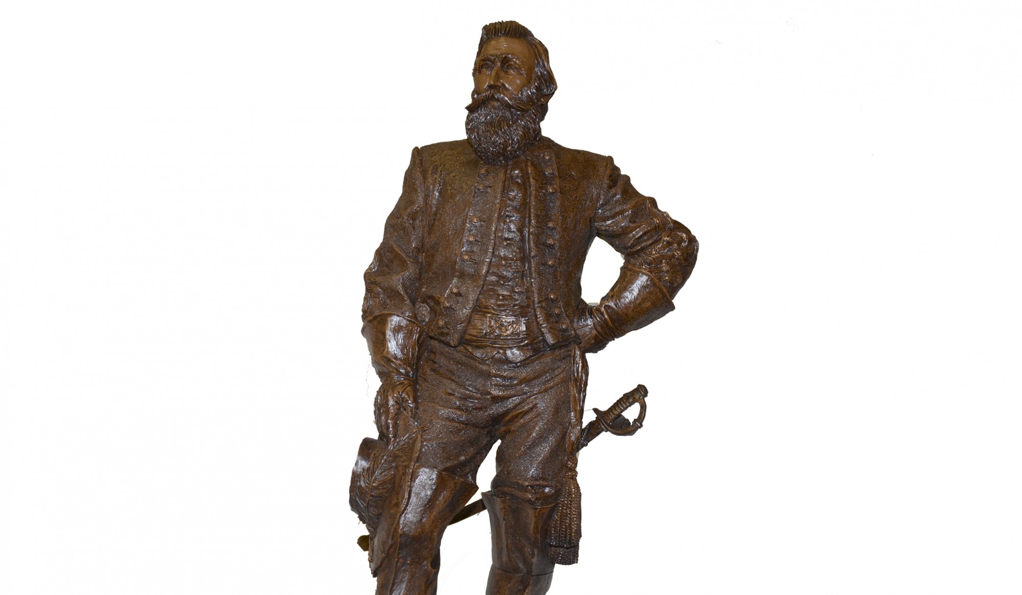 “JEB STUART” SCULPTURE BY TERRY JONES — Horse Soldier