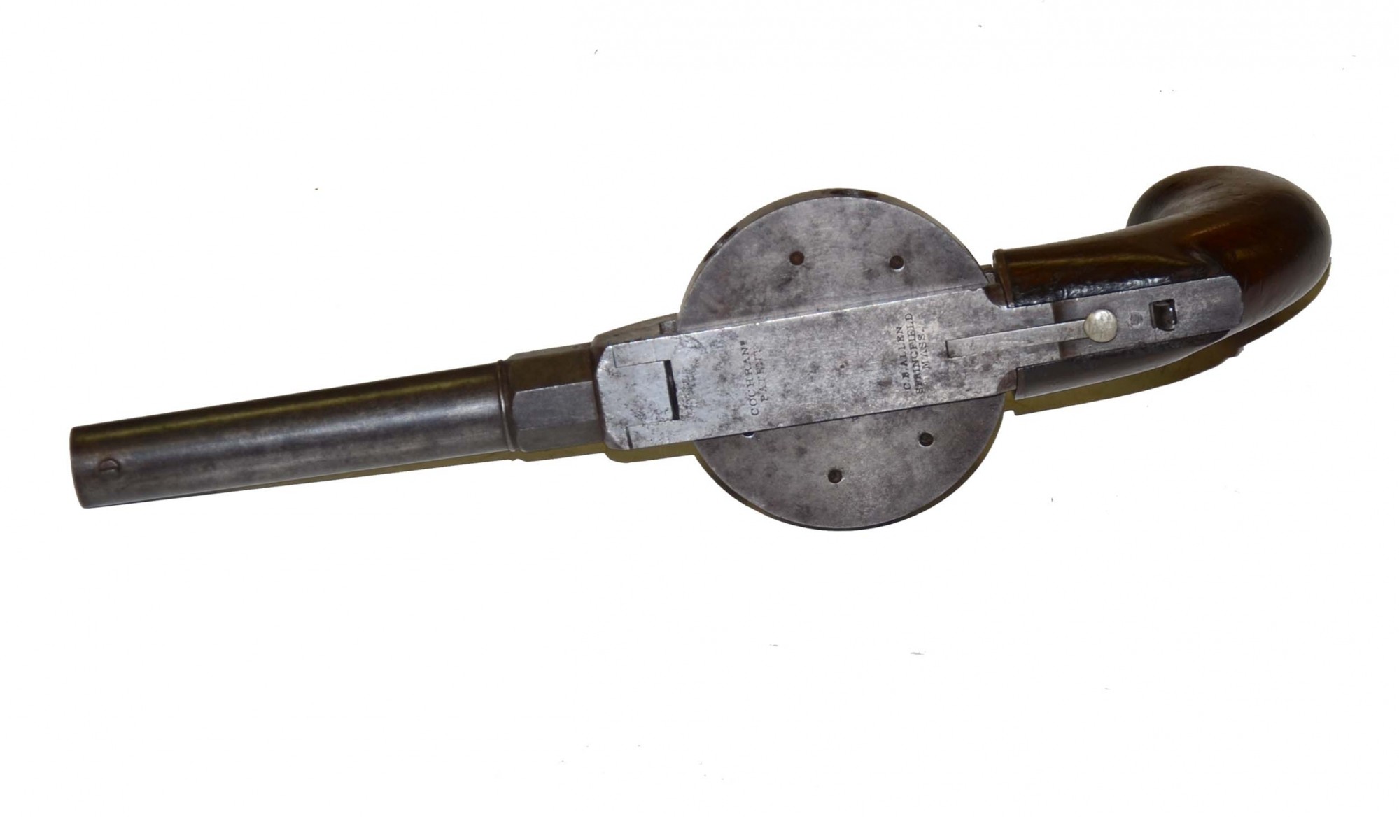 RARE 1ST TYPE COCHRAN TURRET REVOLVER, SN 8 — Horse Soldier