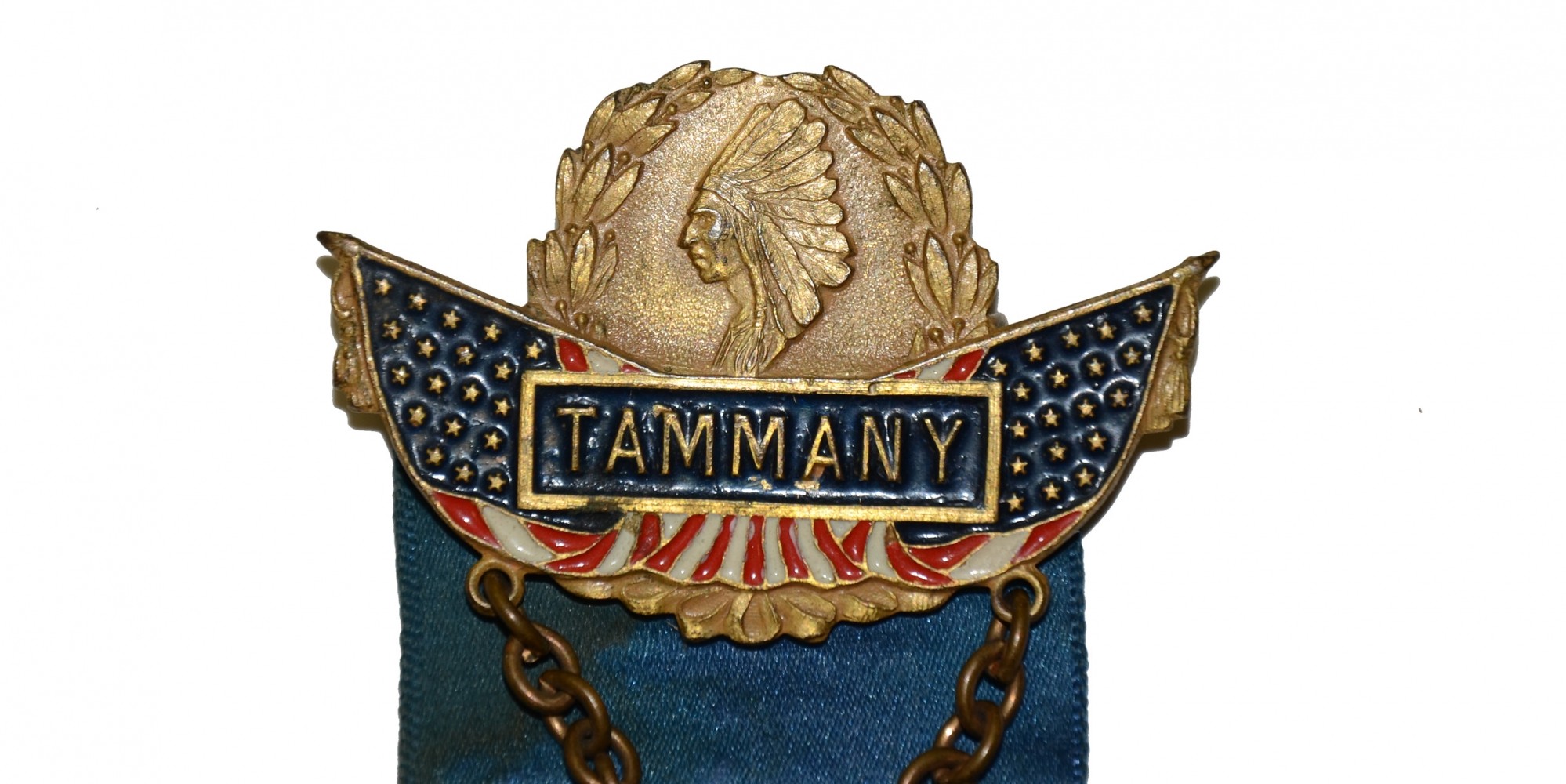 TAMMANY, INAUGURATION OF WILSON BADGE, 1913 — Horse Soldier