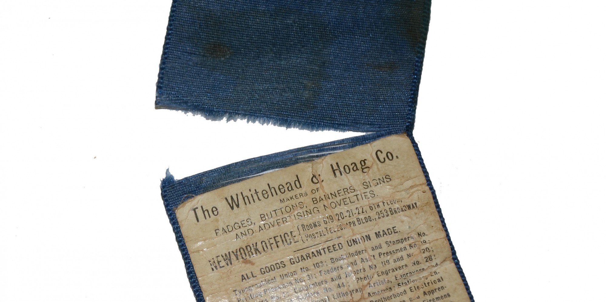 TAMMANY, INAUGURATION OF WILSON BADGE, 1913 — Horse Soldier