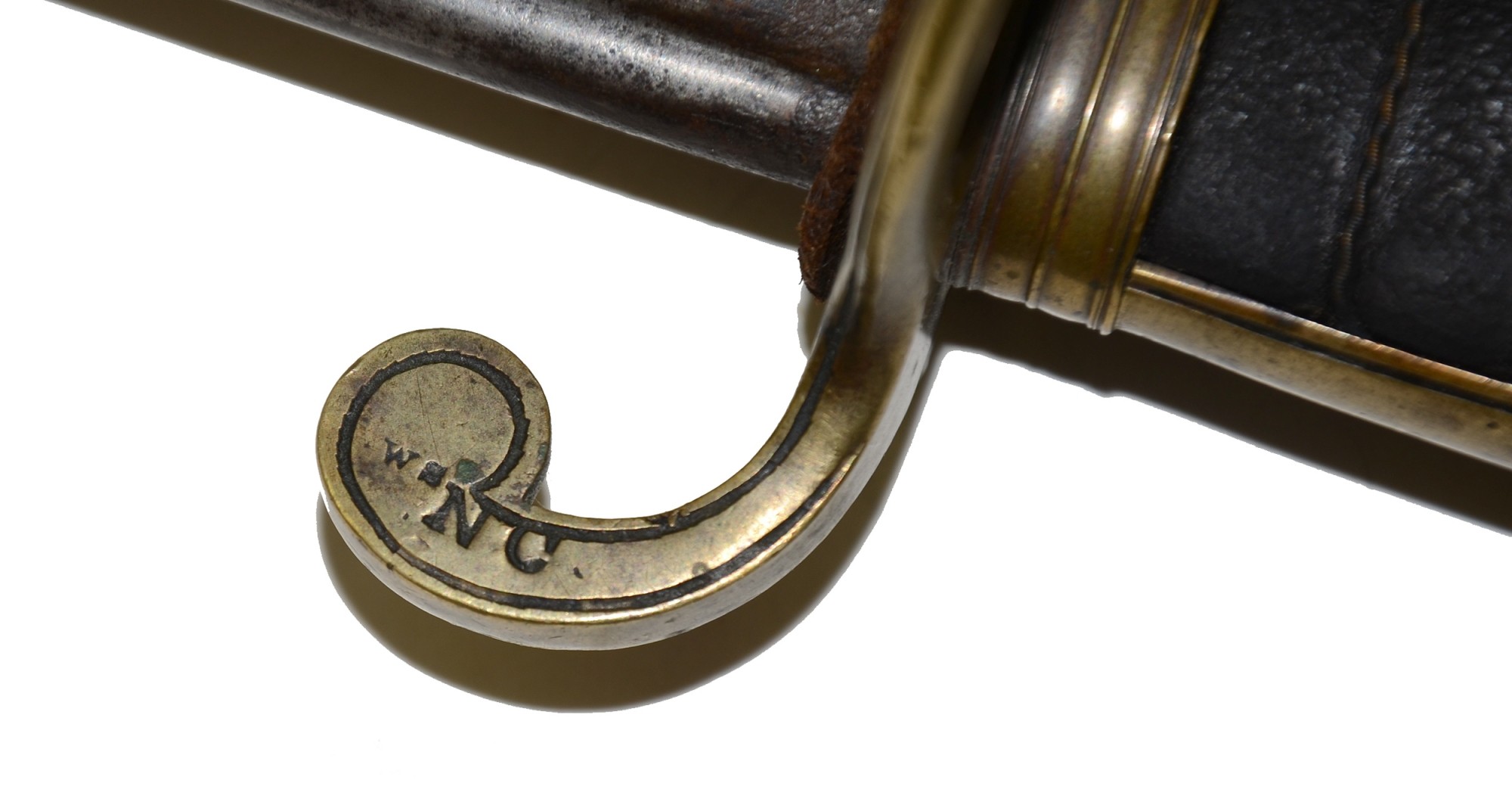 AMES BRASS-MOUNTED M1833 DRAGOON SABER & SCABBARD WITH N.C. MARK ...