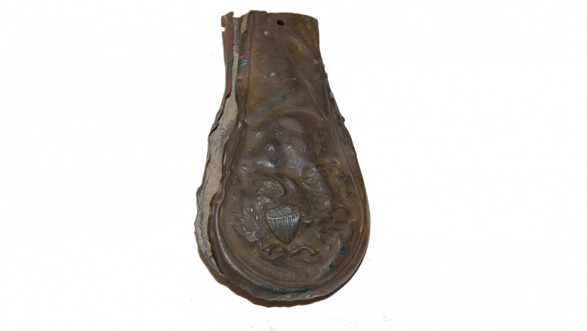 RELIC TIN POWDER FLASK RECOVERED FROM GETTYSBURG - SHIELDS MUSEUM ...
