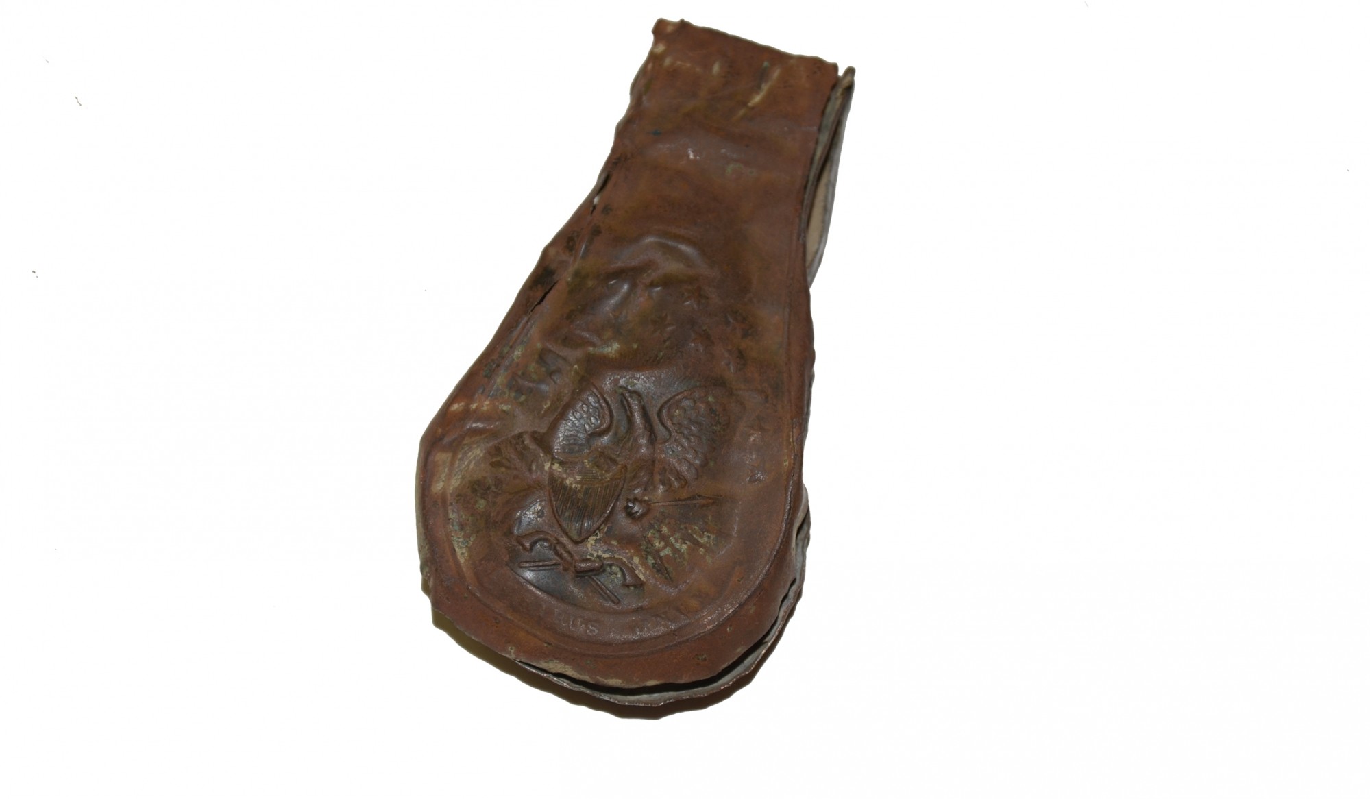 RELIC TIN POWDER FLASK RECOVERED FROM GETTYSBURG - SHIELDS MUSEUM ...